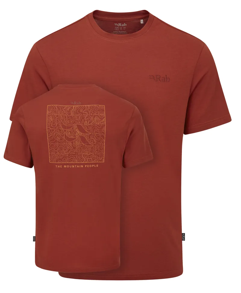 Rab Men's Crimp Elevation Tee Tuscan Red