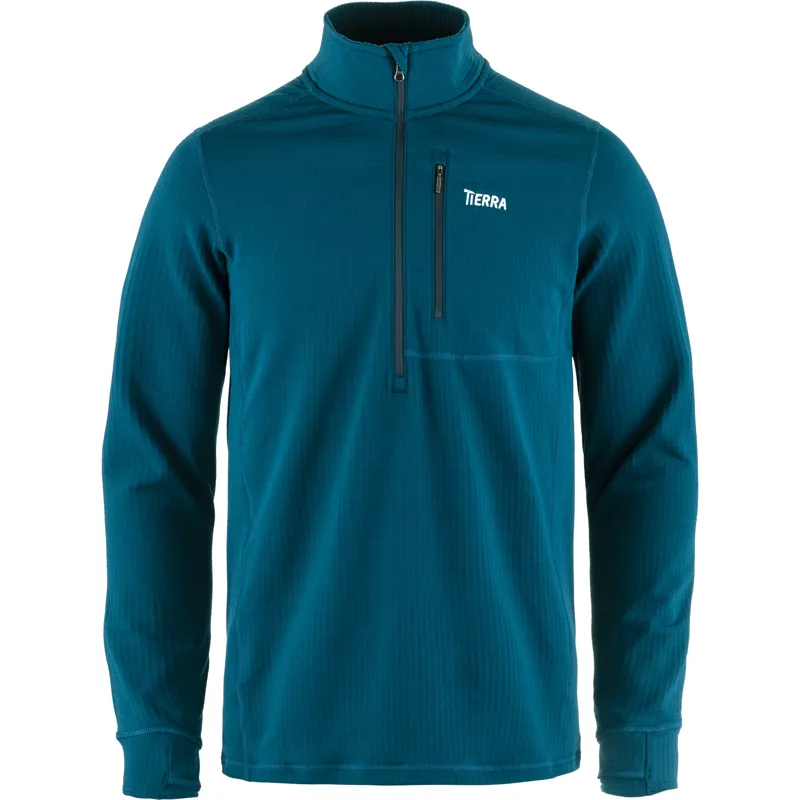 Tierra Men's Nallo Half Zip Fleece Deep Sea