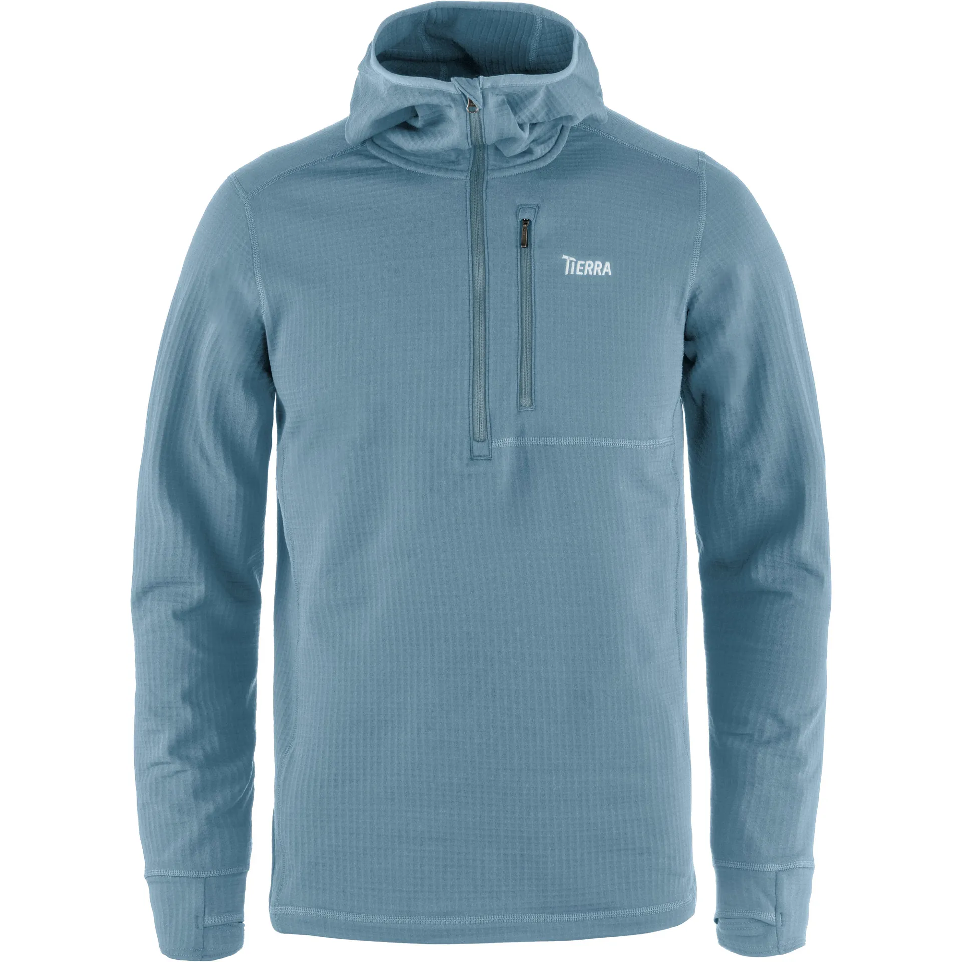 Tierra Men's Nallo Hooded Half Zip Fleece Infinity Blue