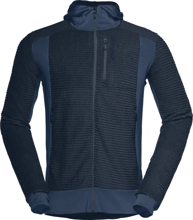 Norrona Men's Falketind Alpha120 Zip Hood Jacket Indigo