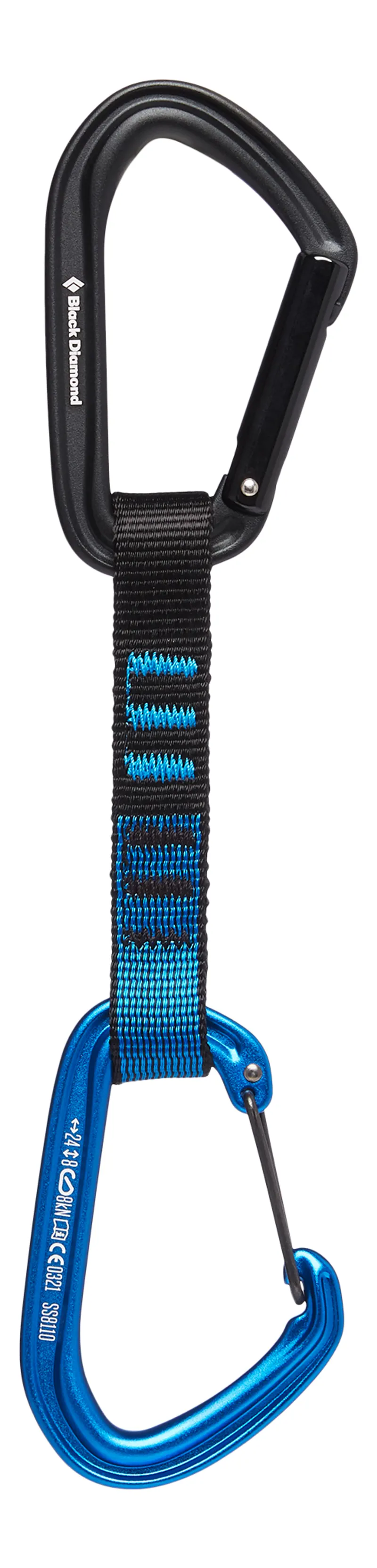 Black Diamond Hotforge Hybrid Quickdraw 12cm Blue