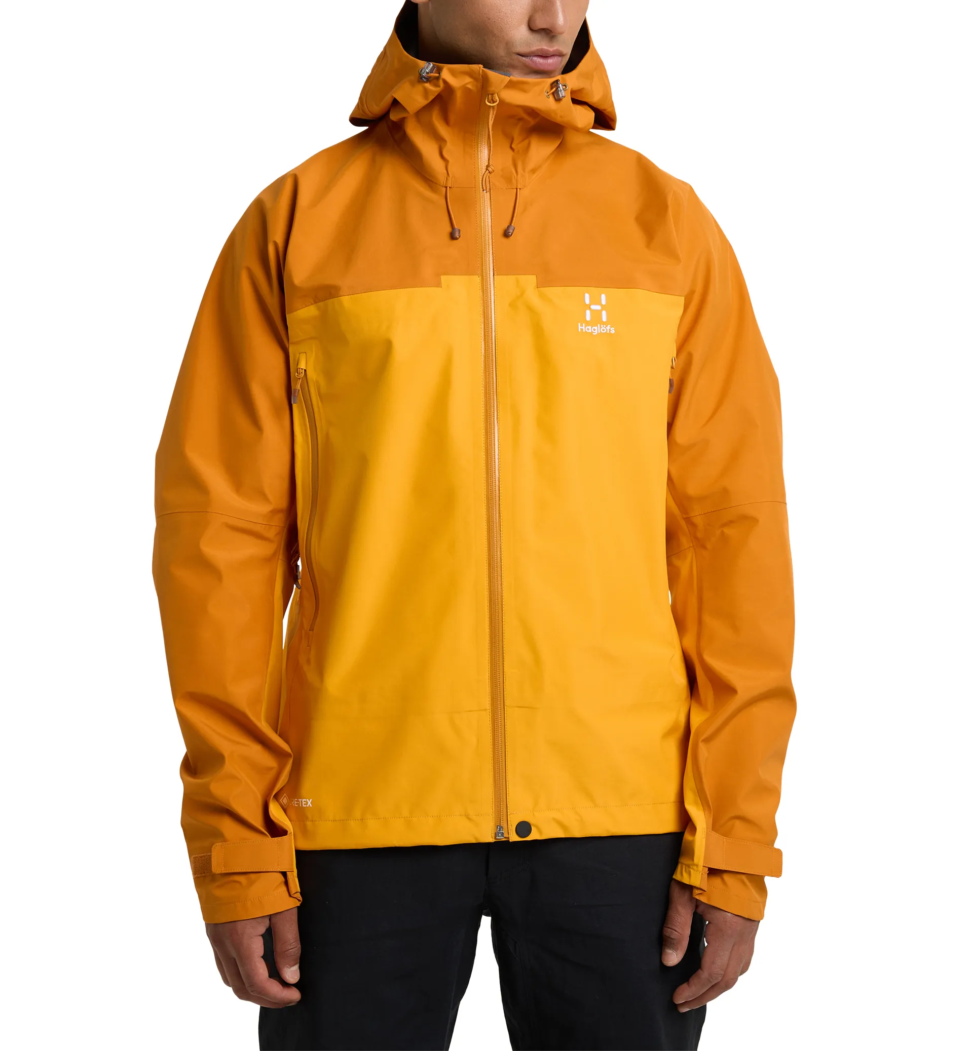 Haglofs Mens ROC Flash GTX Waterproof Jacket Sunny Yellow/Desert