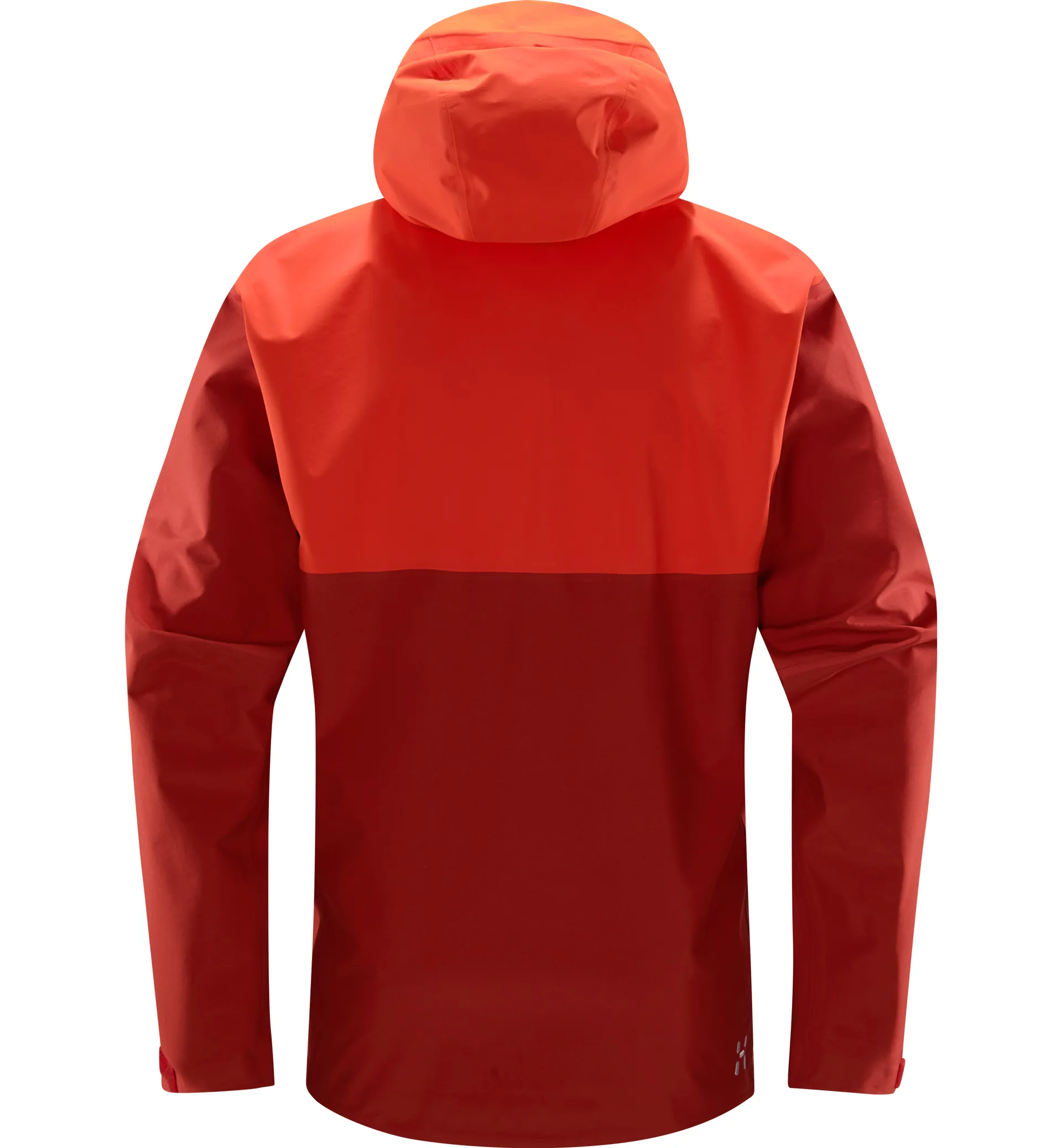 Haglofs Mens Front Proof Packable Waterproof Jacket Red
