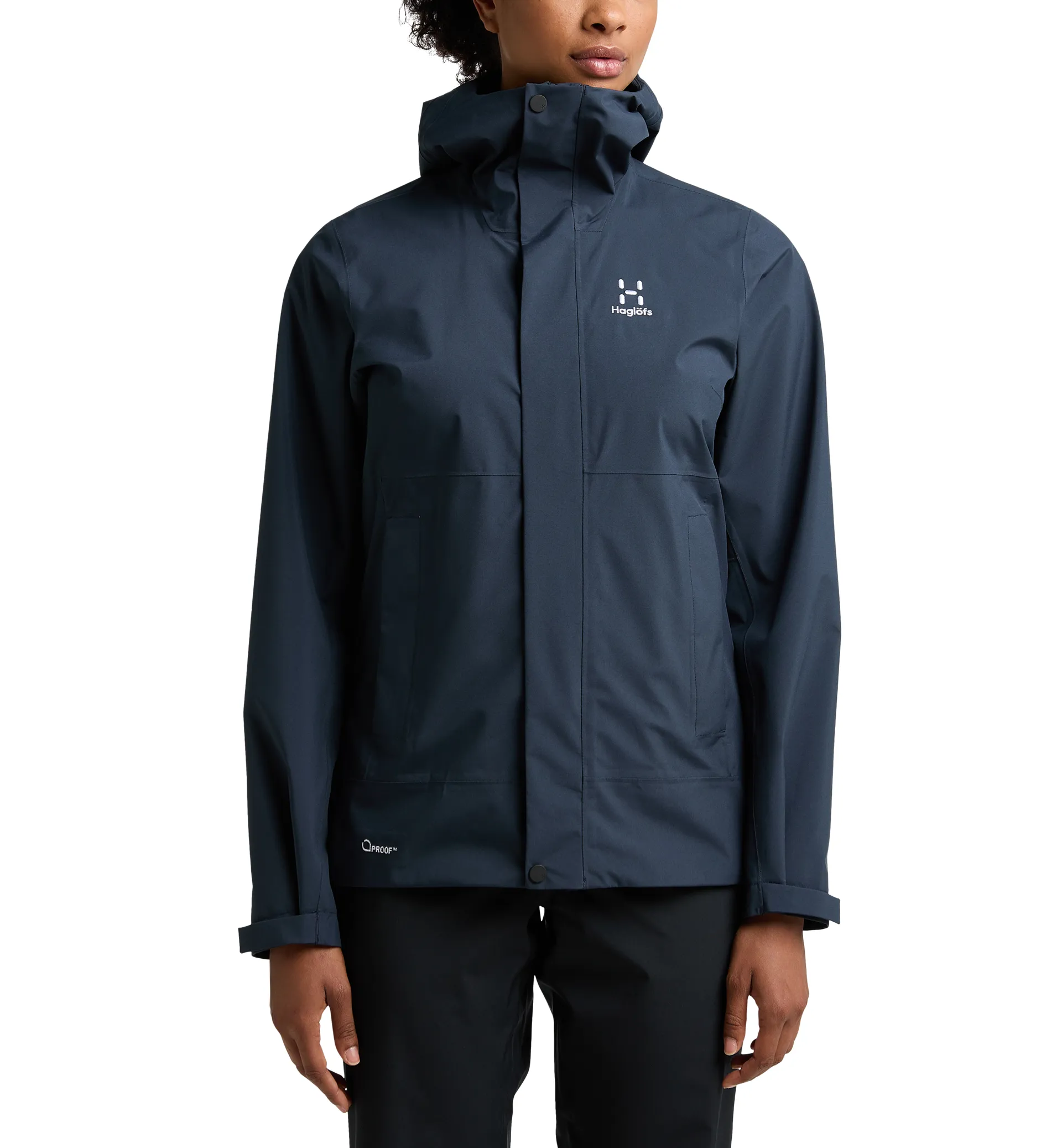 Haglofs Womens Koyal Proof Waterproof Jacket Tarn Blue