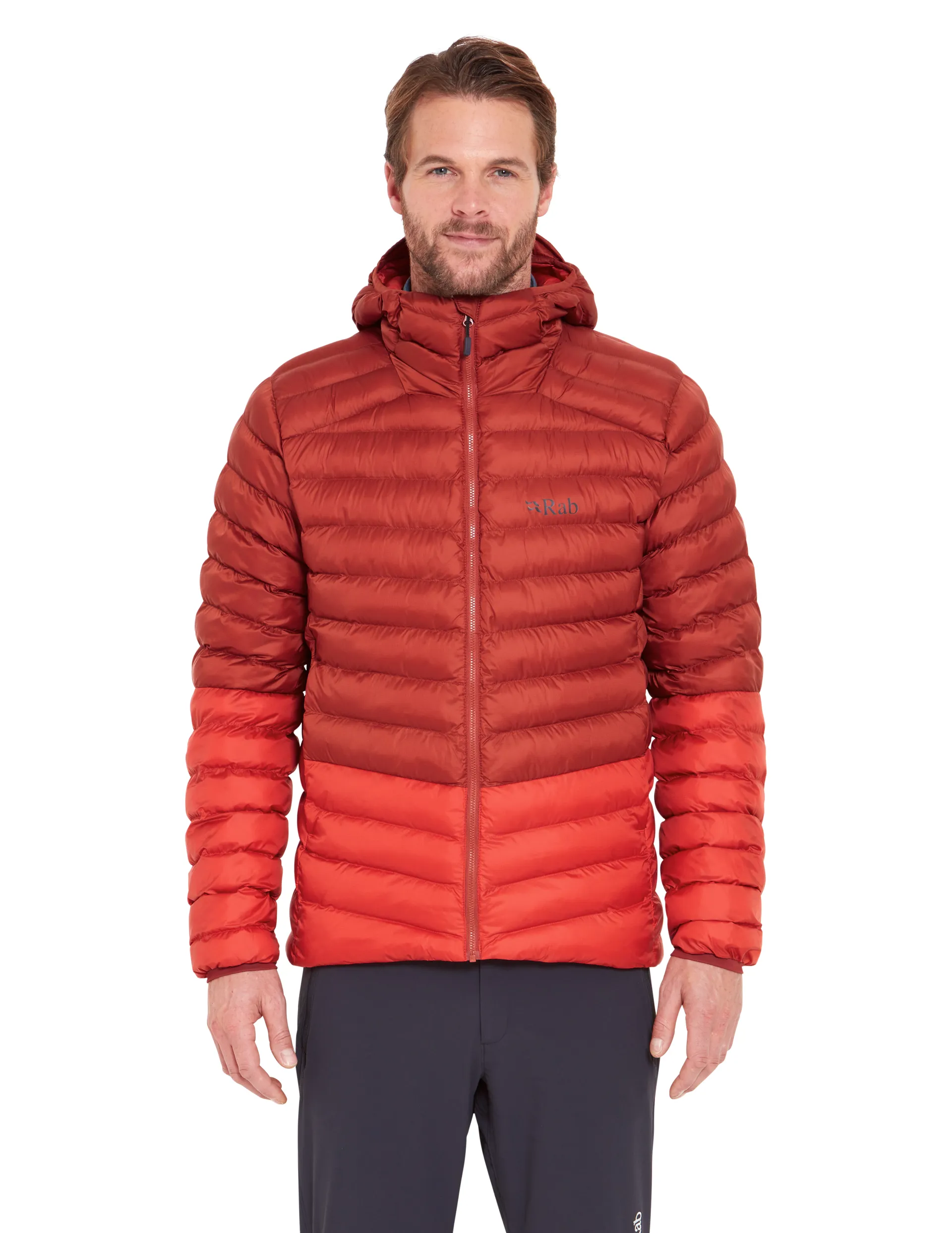 Rab Men's Cirrus Alpine Jacket Tuscan Red/Dark Horizon