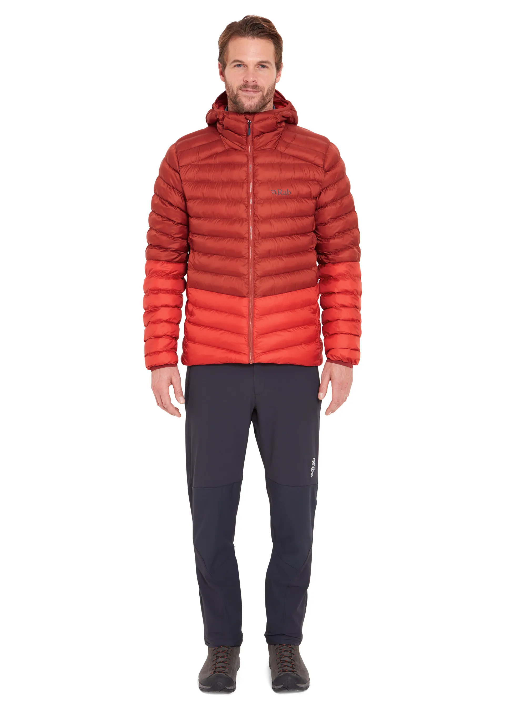 Rab Men's Cirrus Alpine Jacket Tuscan Red/Dark Horizon