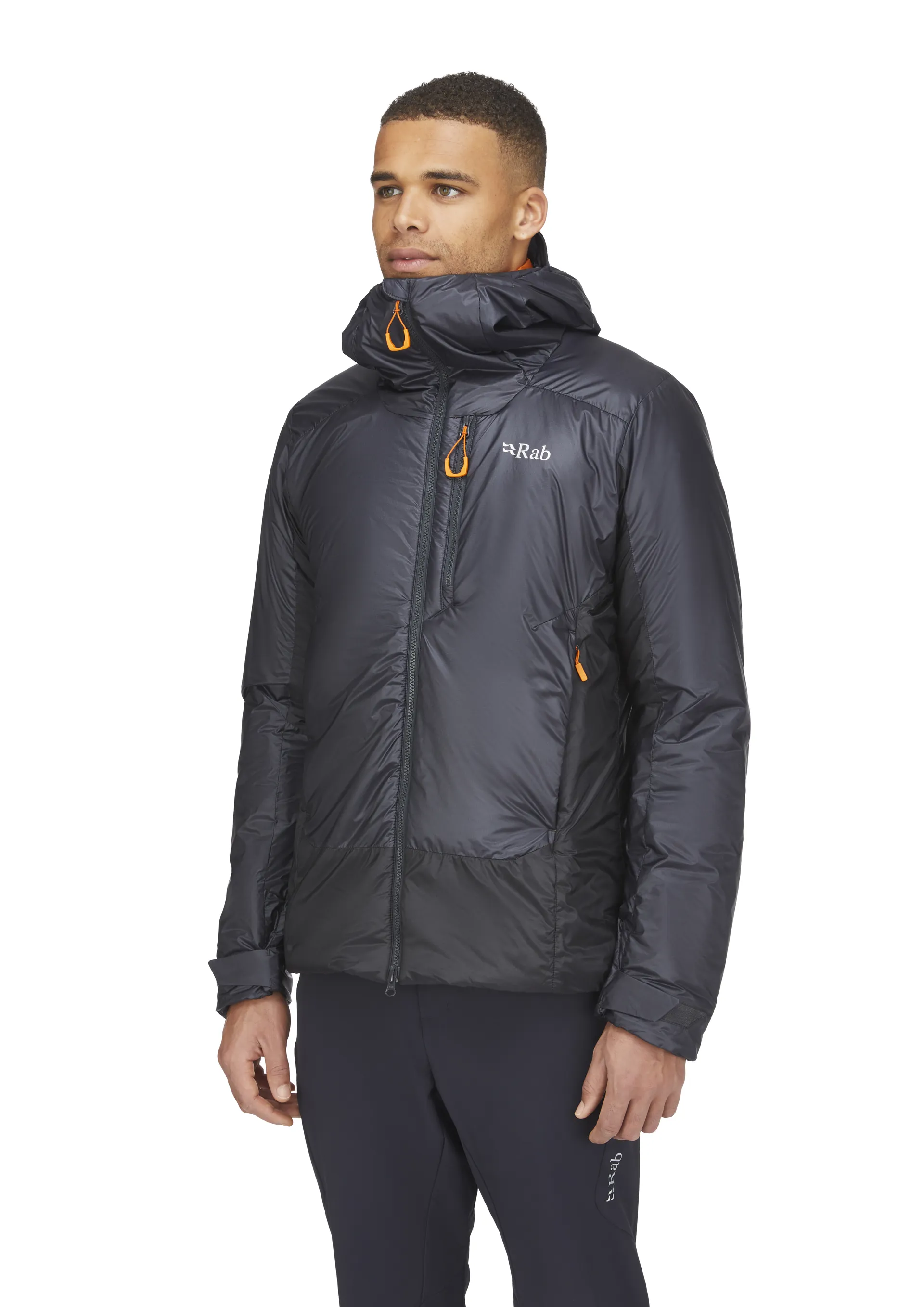 Rab Mens Generator Alpine Jacket Anthracite/ Marmalade