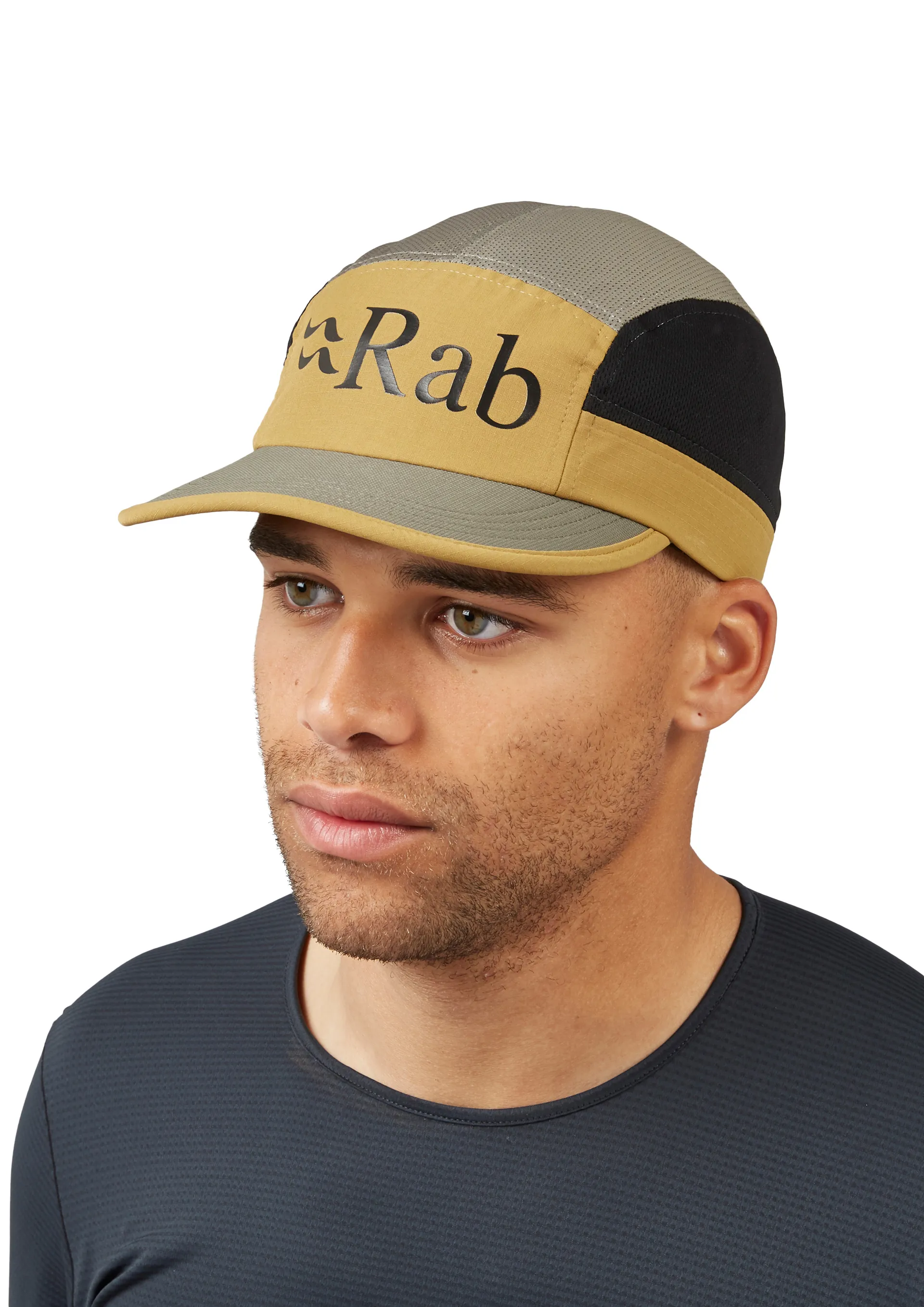 Rab Momentum 5 Panel Cap Footprint/Light Khaki