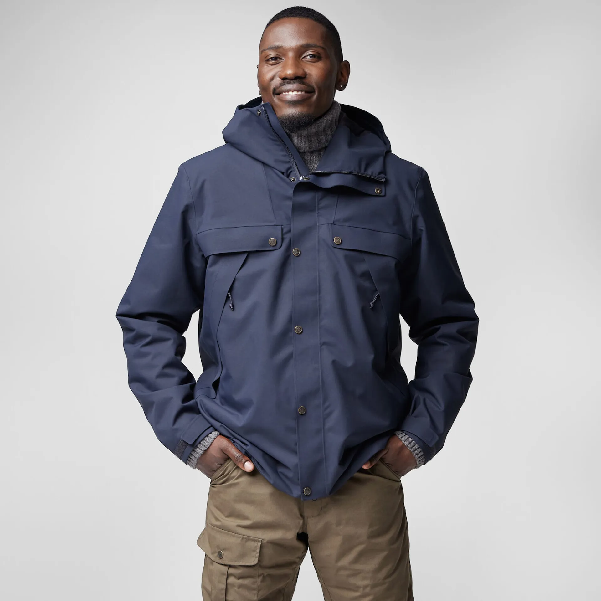 Fjallraven Mens Ovik Hydratic Jacket Green