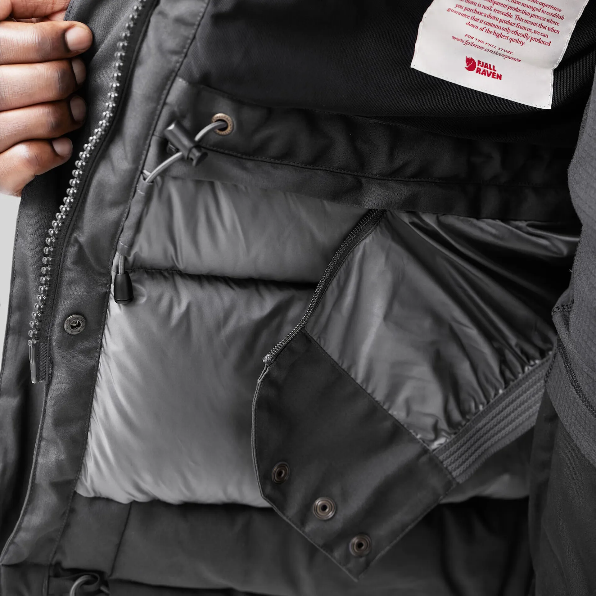Fjallraven Men's Polar Expedition Parka Iron Grey/Black