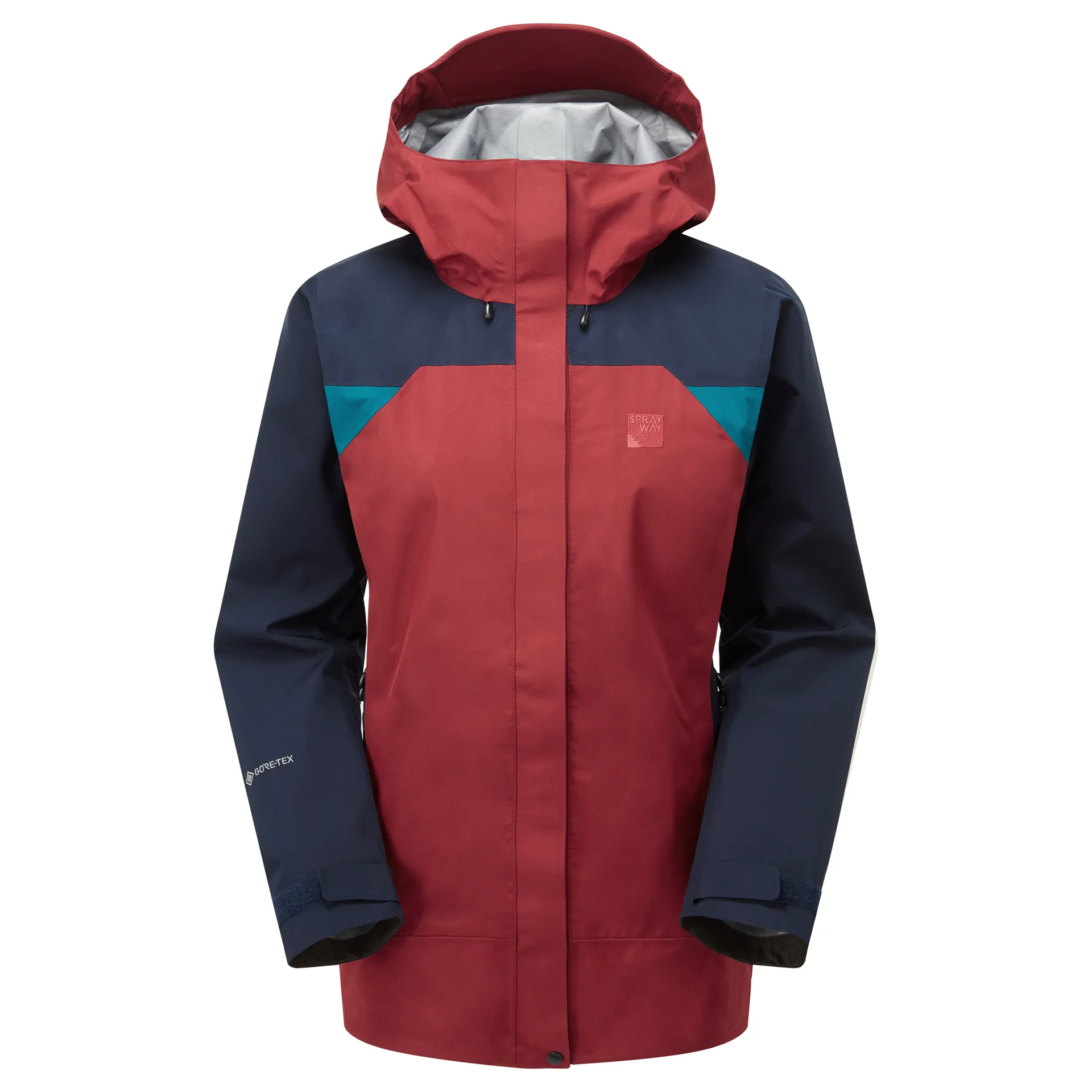 Sprayway Womens Torridon Jacket Mars Red/Blazer/Blue Lagoon