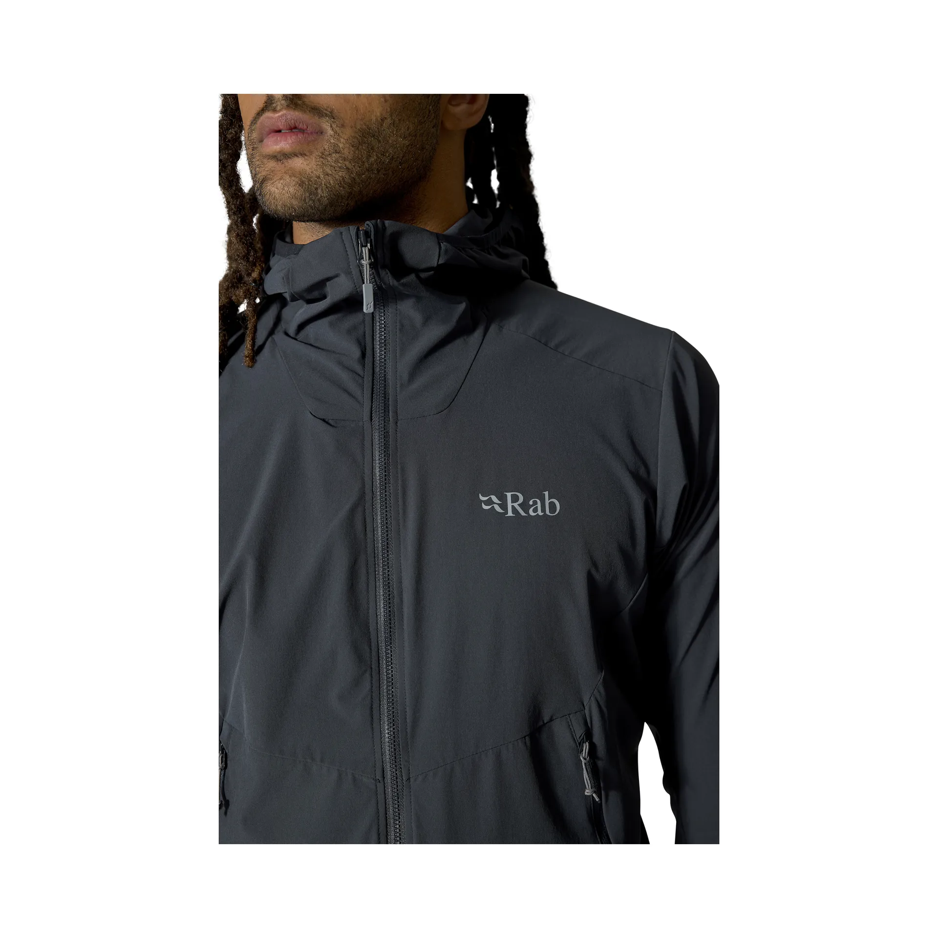 Rab Men's Borealis Hooded Jacket Tuscan Red Softshell Jacket