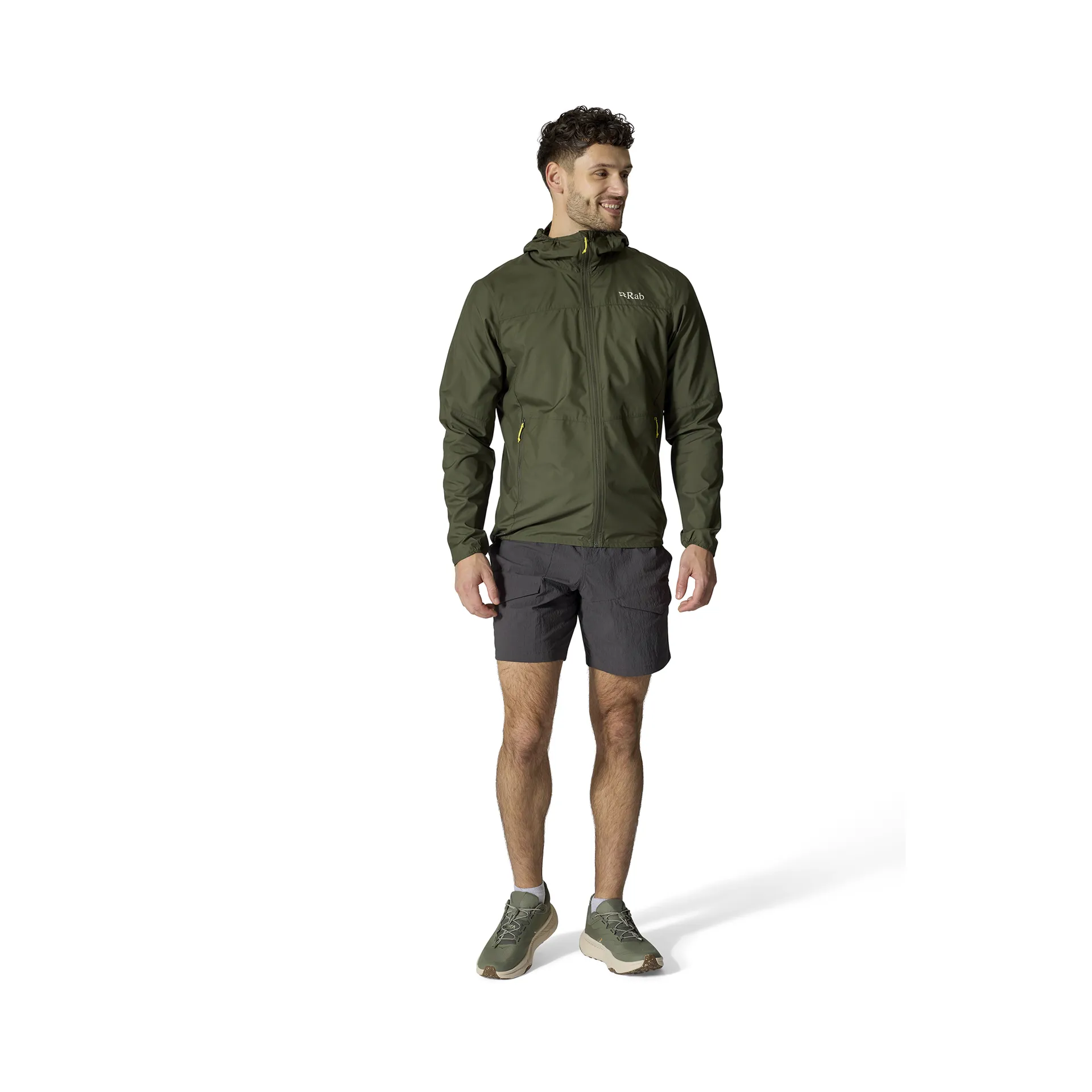 Rab Men's Windgather Hoody Army