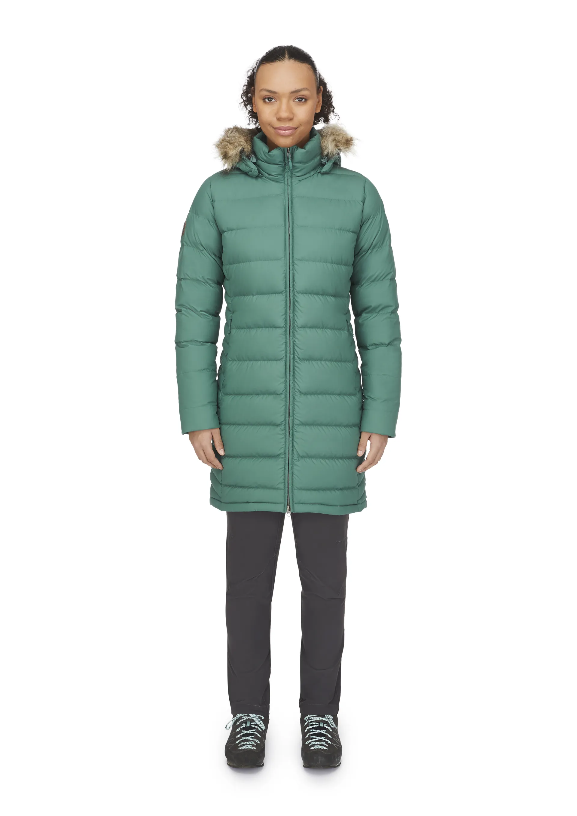 Rab Womens Deep Cover Parka Eucalyptus