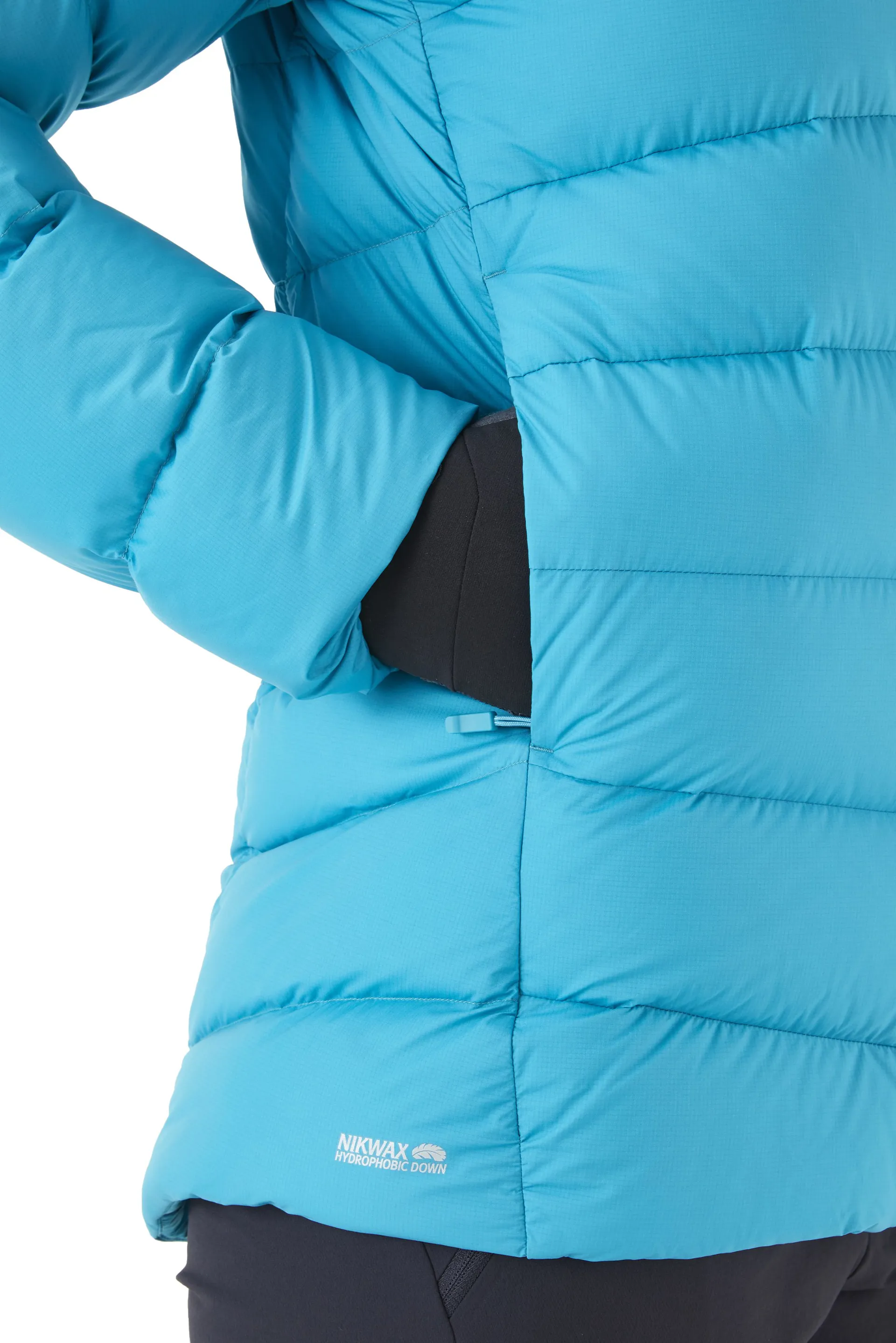 Rab Womens Infinity Alpine Jacket Ultramarine/Aquamarine