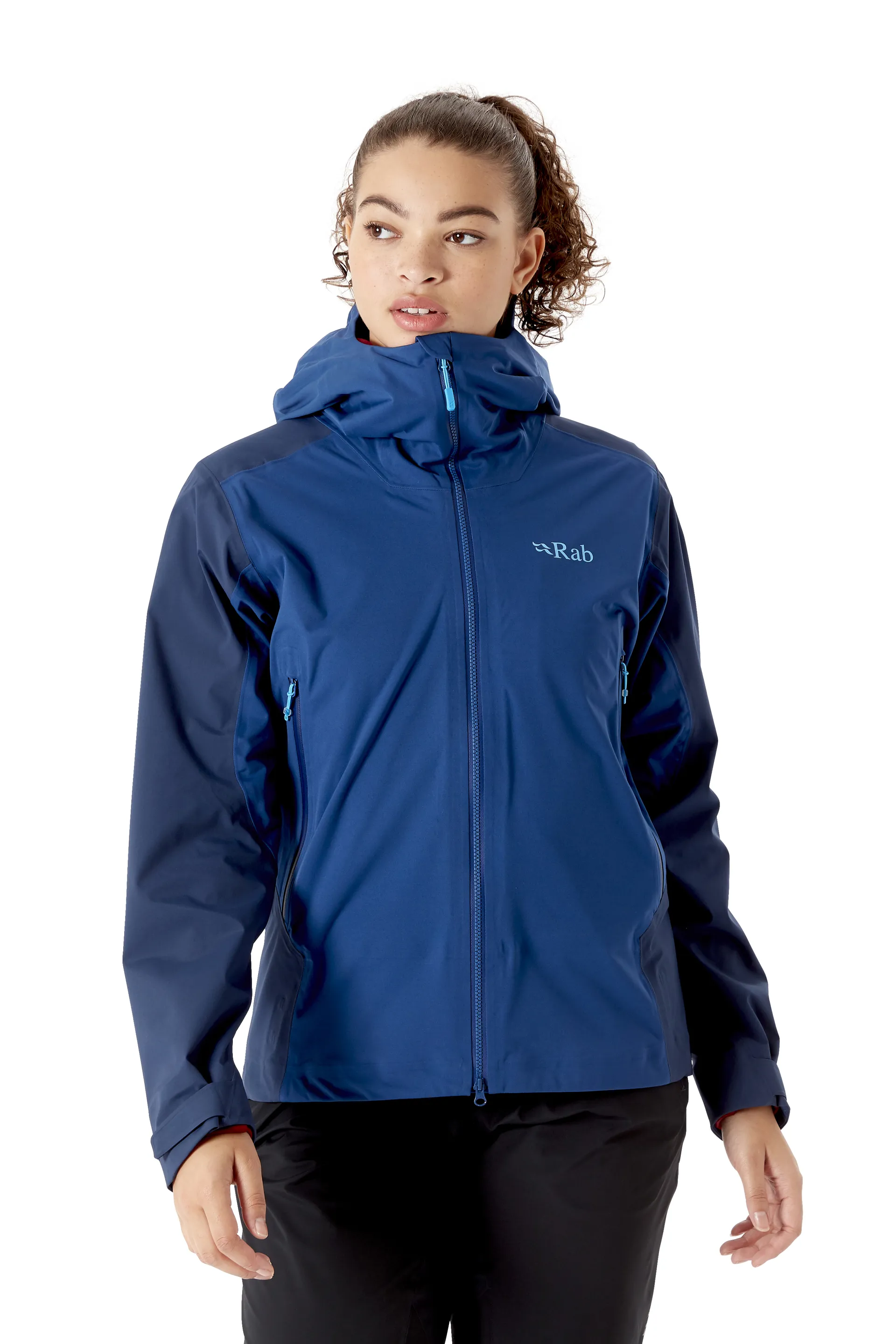Rab Womens Kinetic Alpine 2.0 Jacket Nightfall Blue