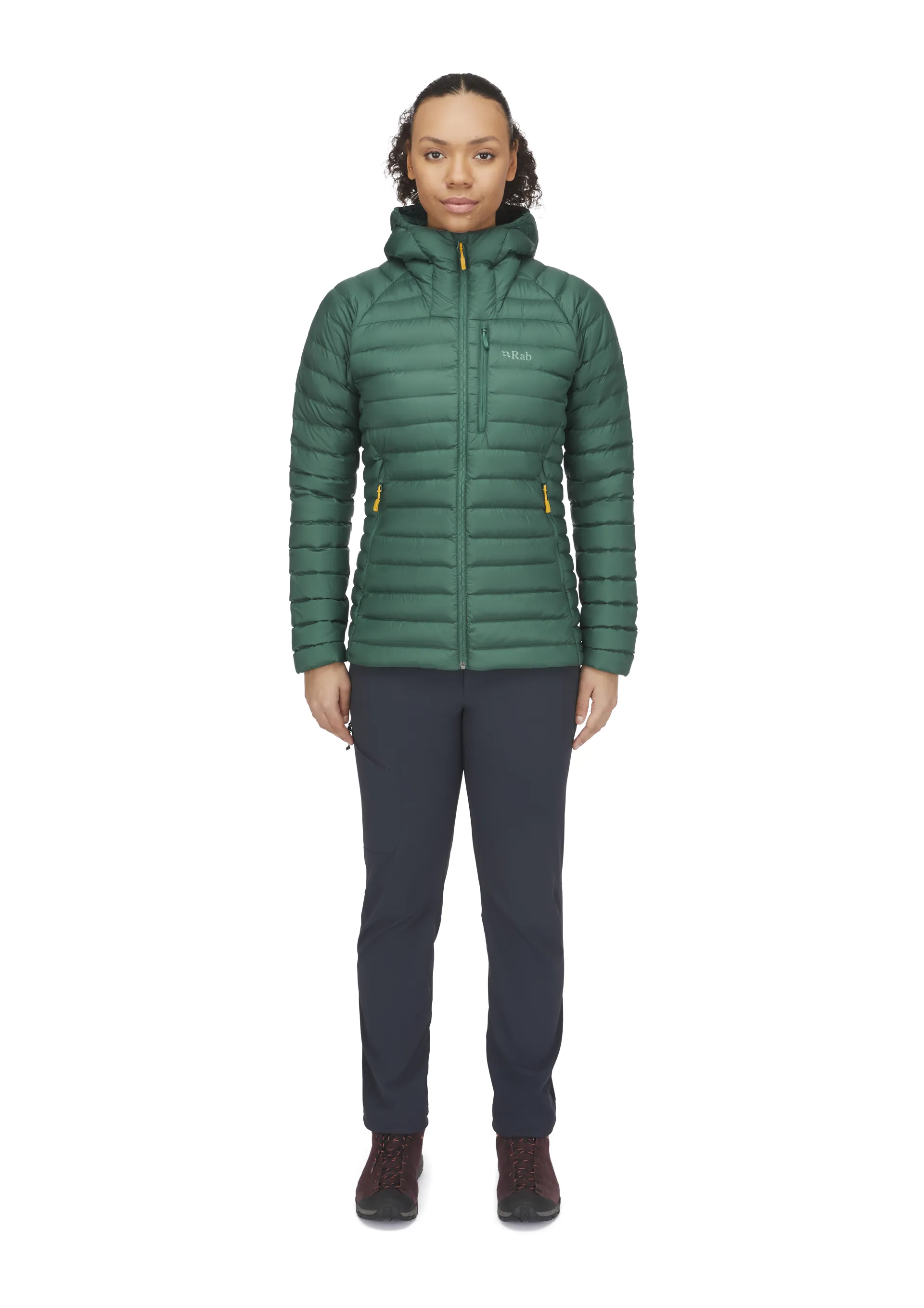Rab Womens Microlight Alpine Long Green Slate