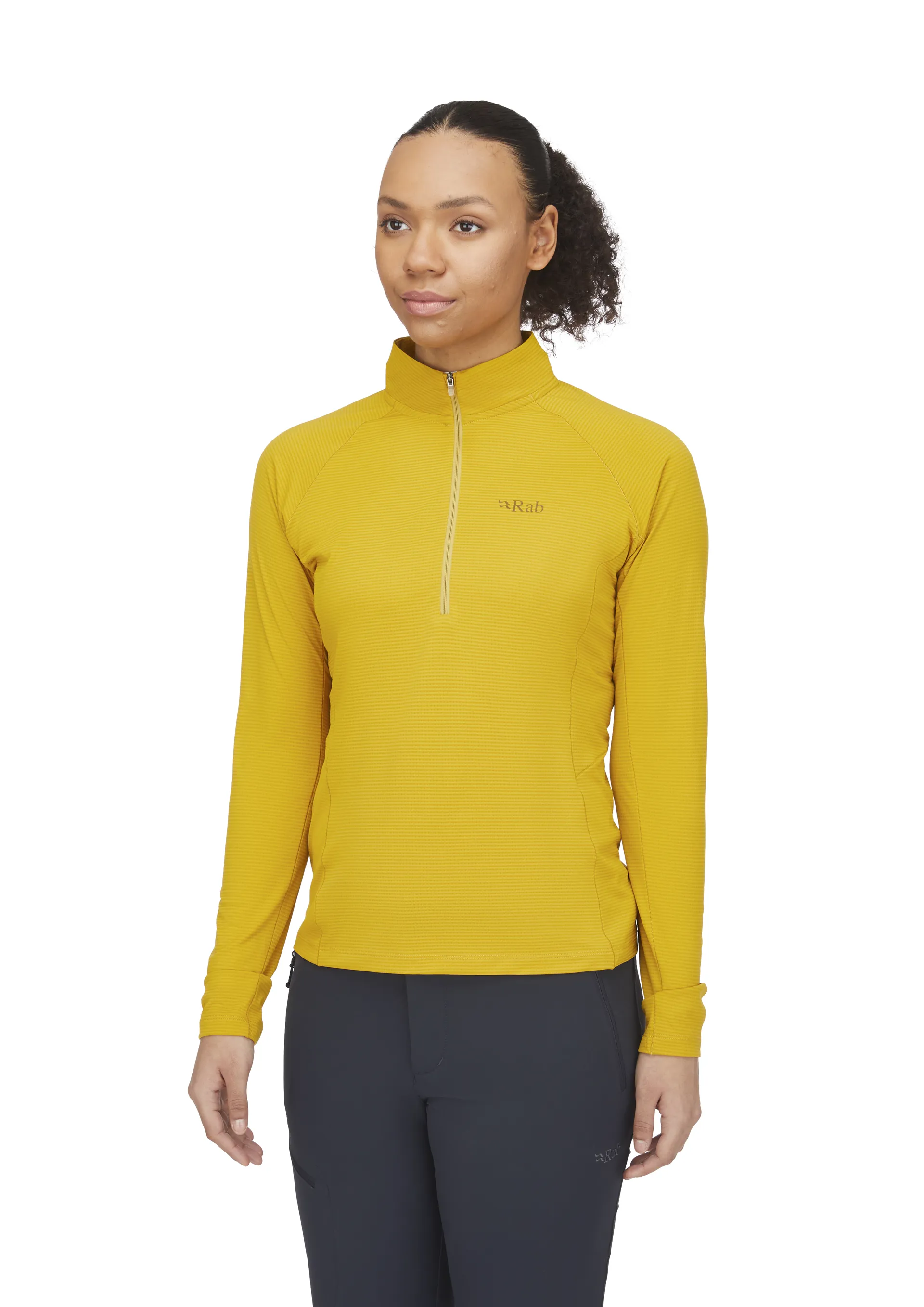 Rab Womens Sonic LS Zip Sahara
