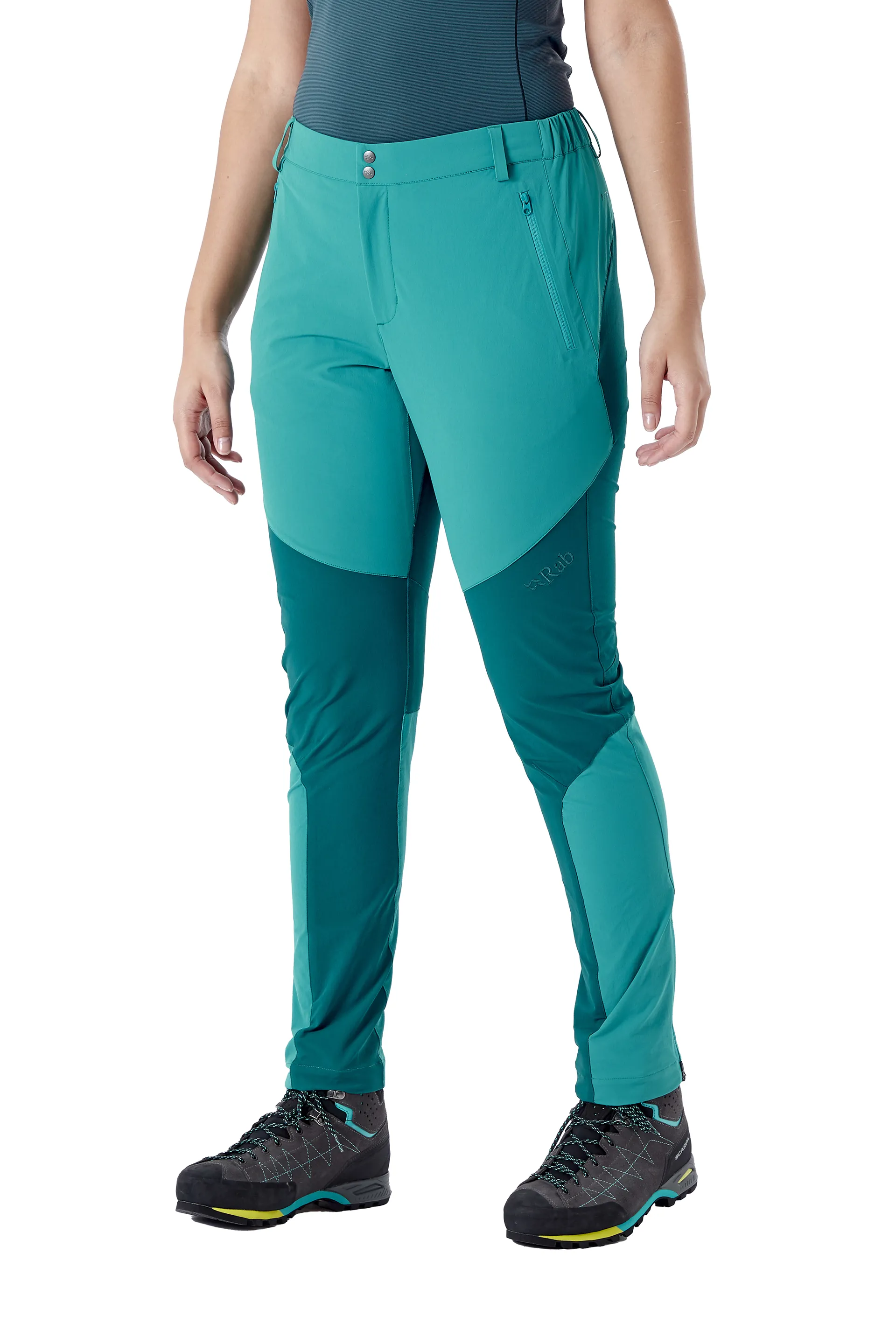 Rab Womens Torque Mountain Pants Storm Green/Sagano Green