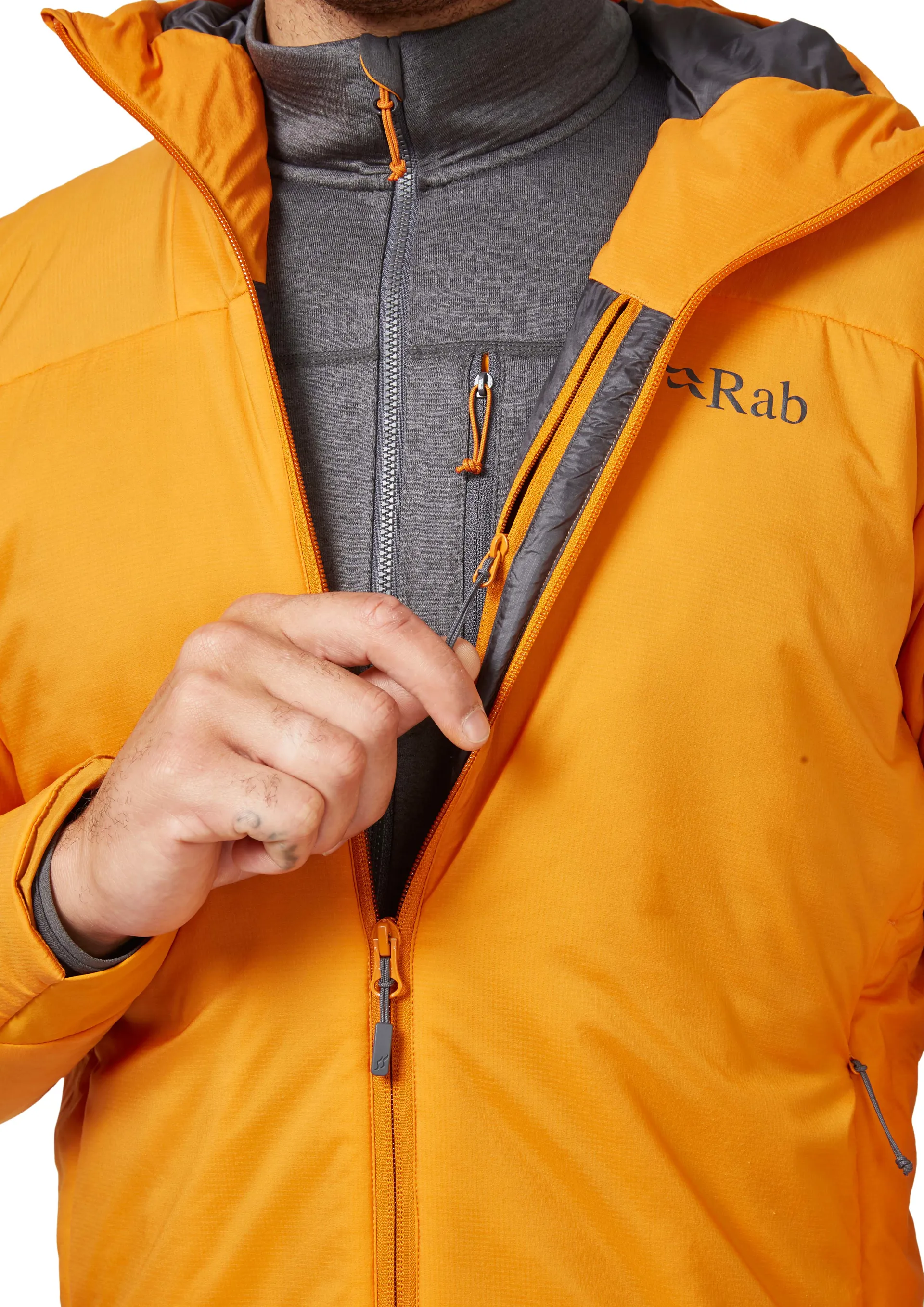 Rab Mens Xenair Alpine Light Jacket Marmalade