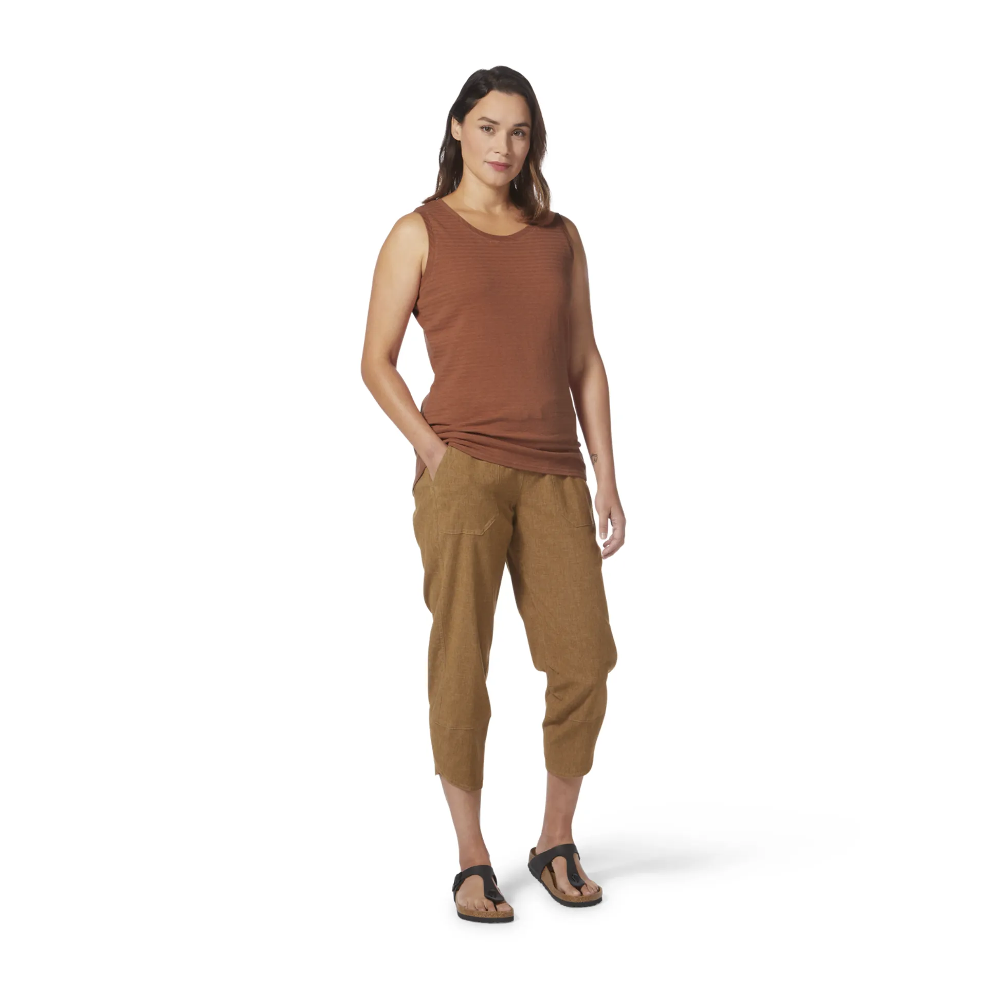 Royal Robbins Womens Vacationer Tank Baked Clay