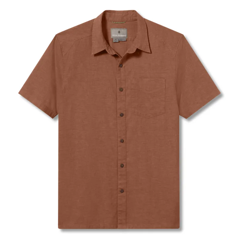Royal Robbins Mens Hempline SS Shirt Baked Clay