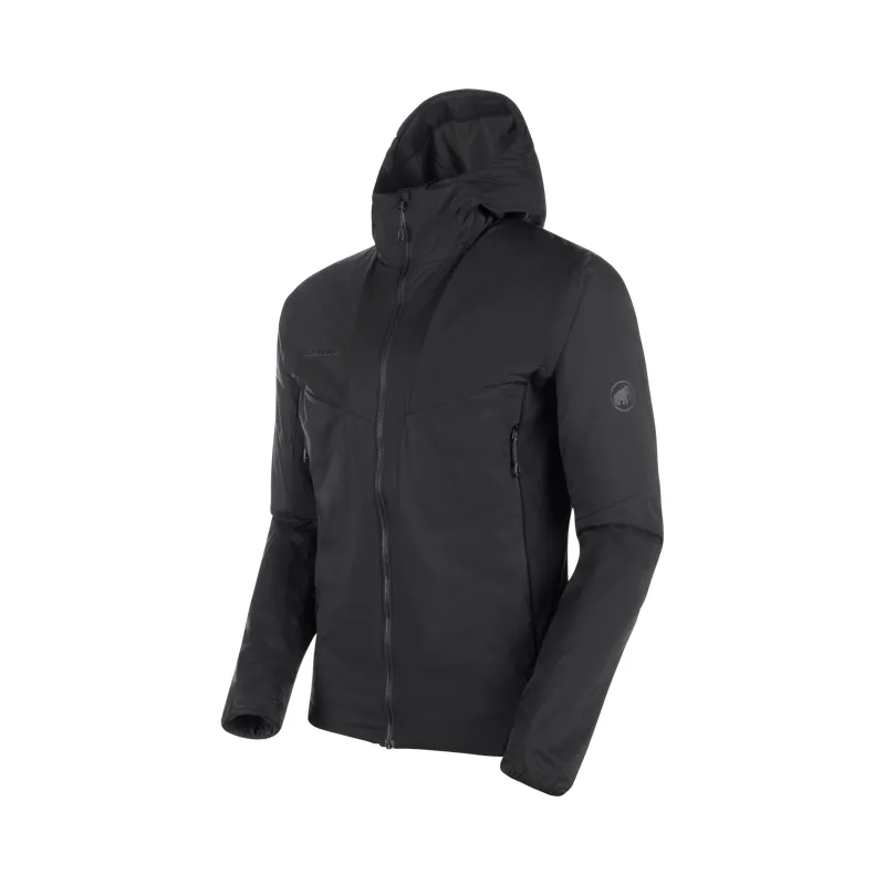 Mammut Mens Rime Light IN Flex Hooded Jacket Black