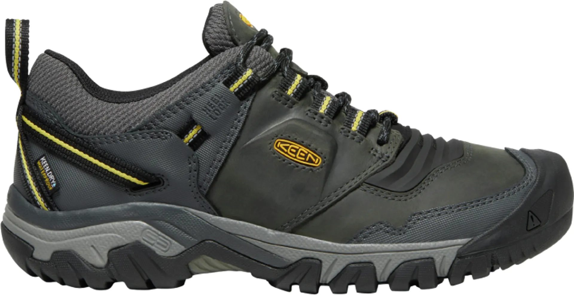 Keen Mens Ridge Flex WP Steel Grey/Keen Yellow