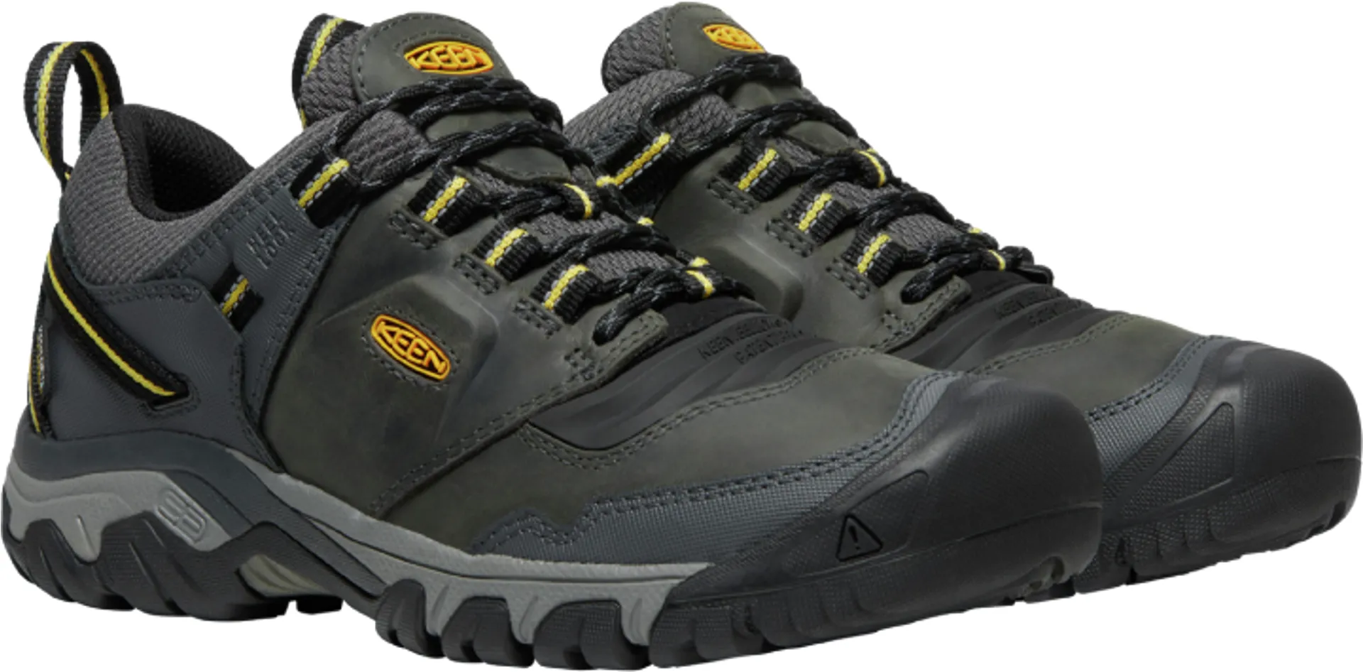 Keen Mens Ridge Flex WP Steel Grey/Keen Yellow