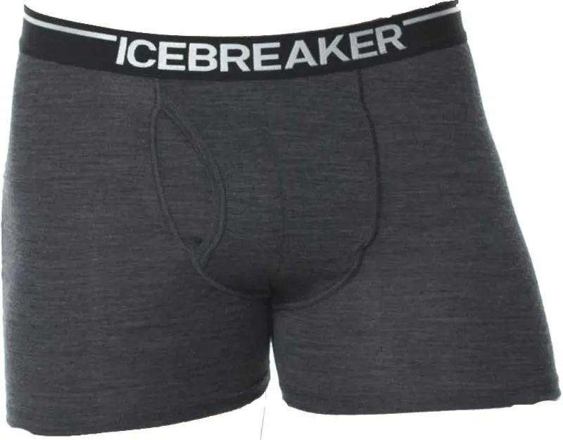 Icebreaker | Mens | Anatomica | Boxer | Jet Heather/Black