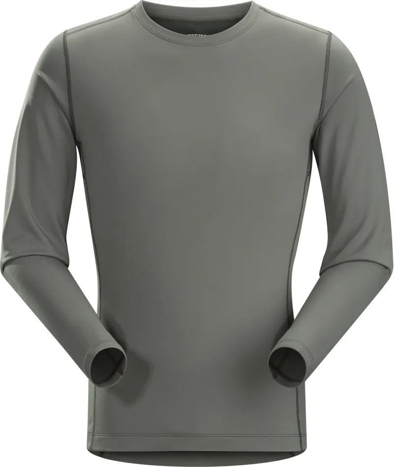 Arcteryx | Mens | Phase AR | Crew | LS | Nautic Grey