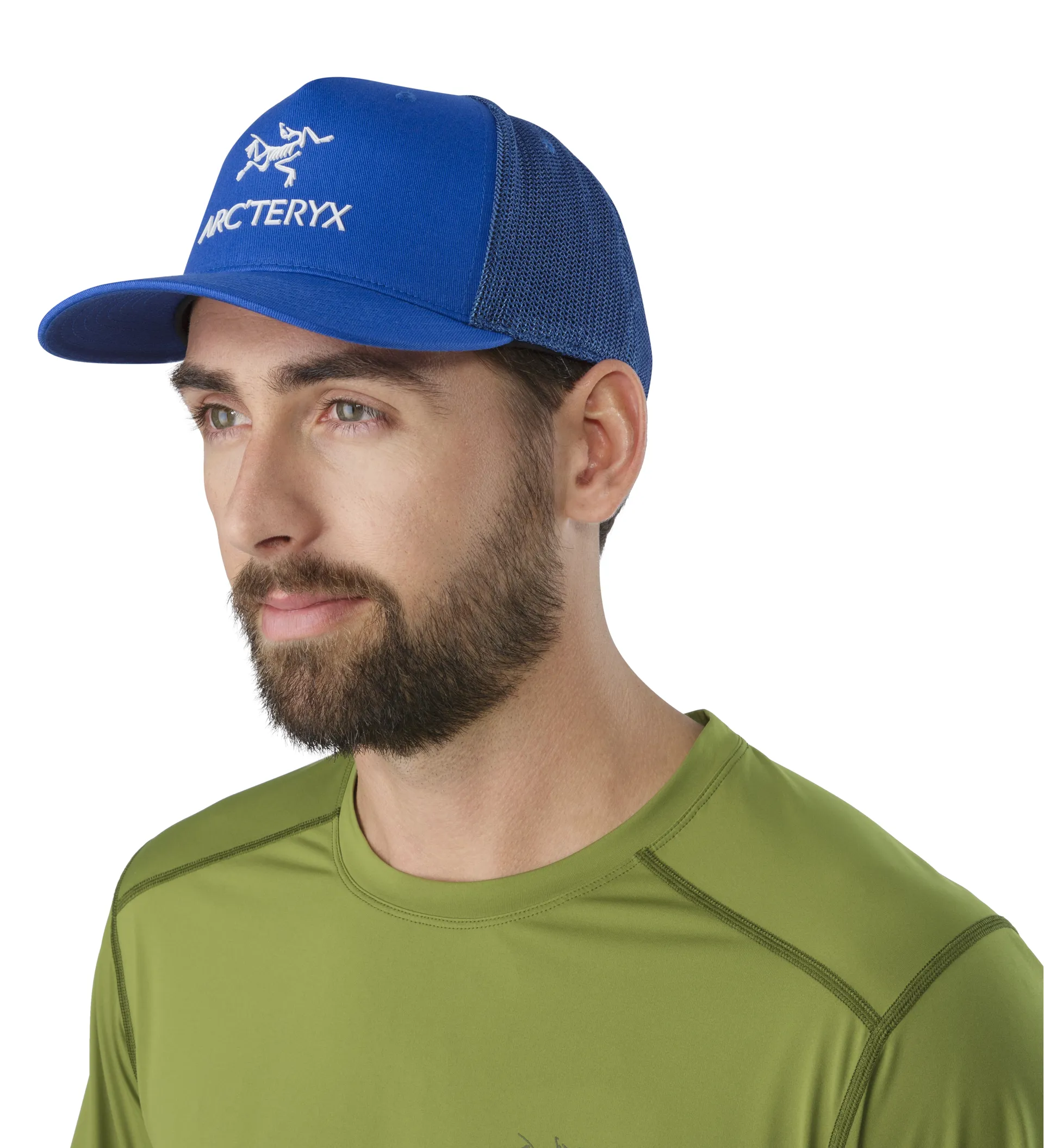 Arcteryx | Logo | Trucker | Hat | Somerset | Blue