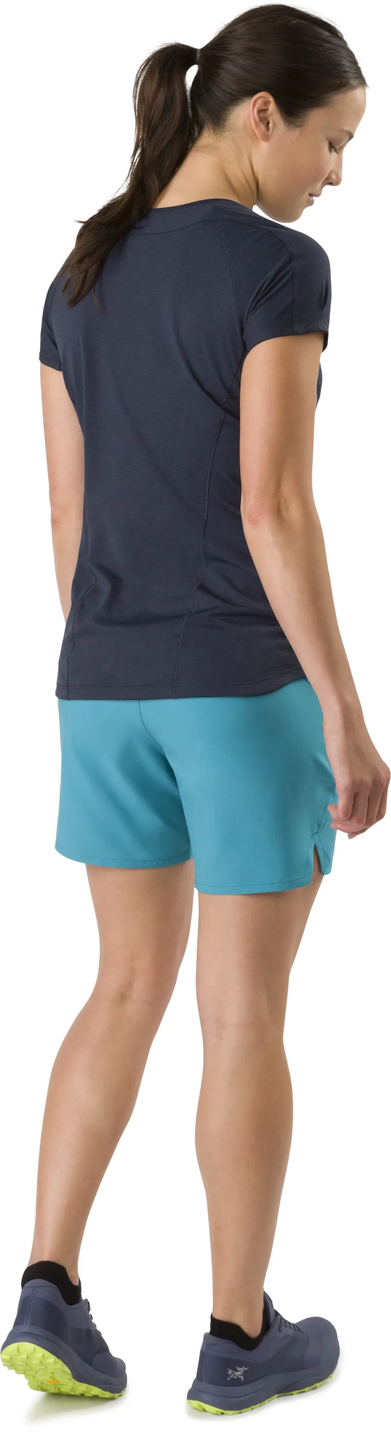 Arcteryx | Womens | Taema | Crew | SS | Black | Sapphire
