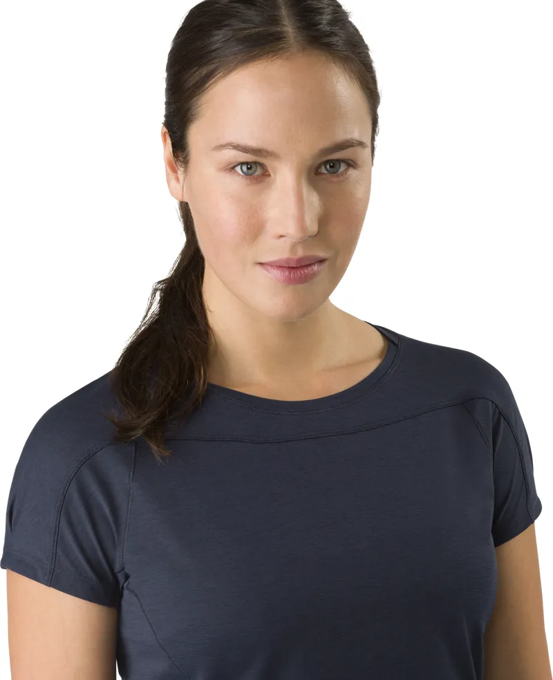 Arcteryx | Womens | Taema | Crew | SS | Black | Sapphire