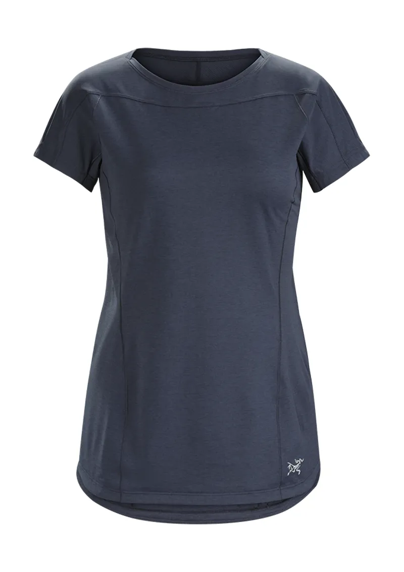 Arcteryx | Womens | Taema | Crew | SS | Black | Sapphire