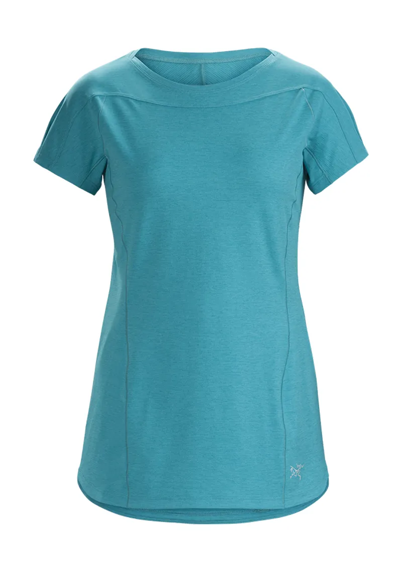 Arcteryx | Womens | Taema | Crew | SS | Firoza