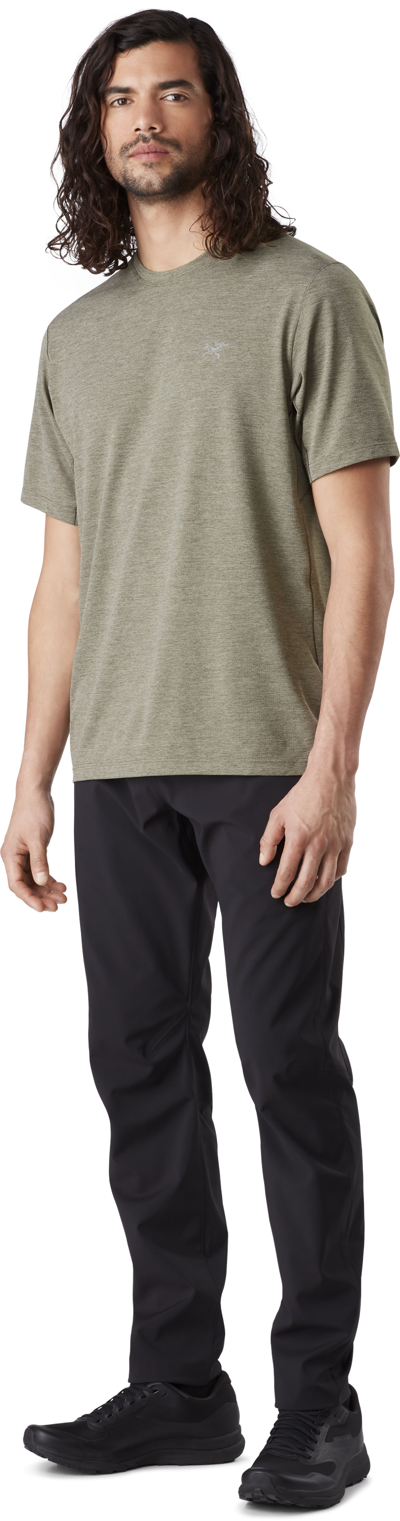 Arcteryx Mens Cormac Crew SS Black