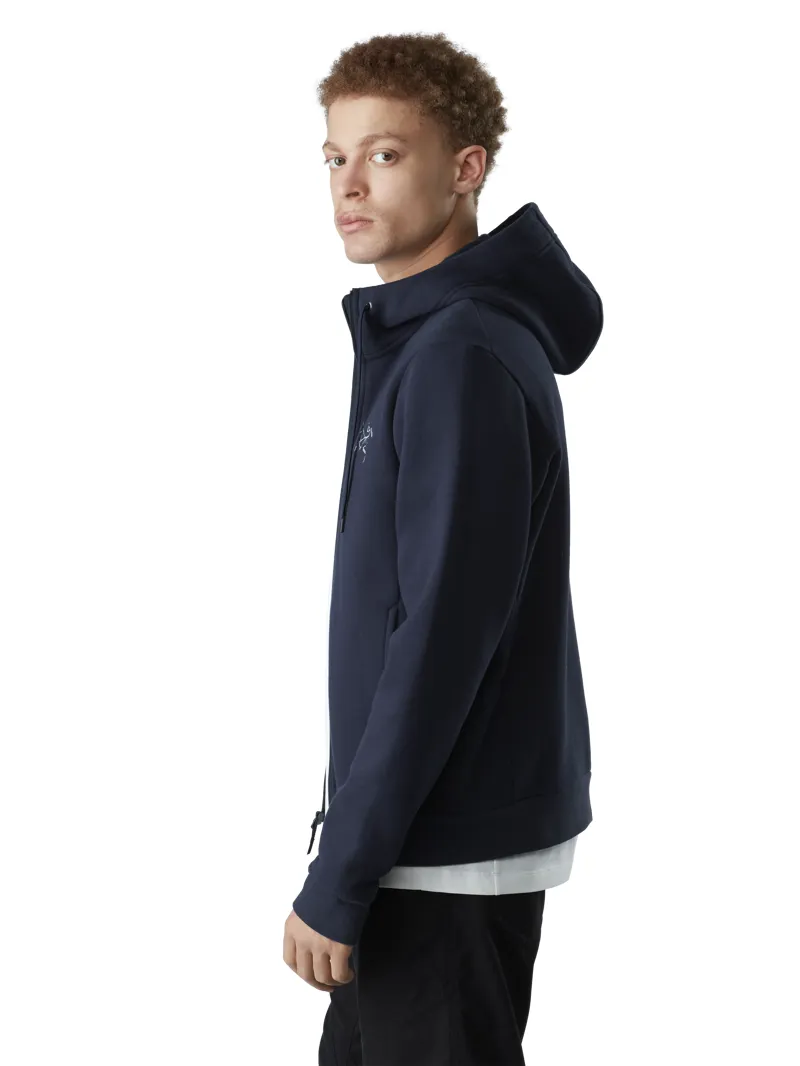 Arcteryx Mens Bird Emblem Full Zip Hoody Distortion