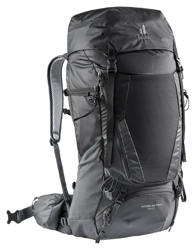 Deuter Mens Futura Air Trek 50+10 Black/Graphite