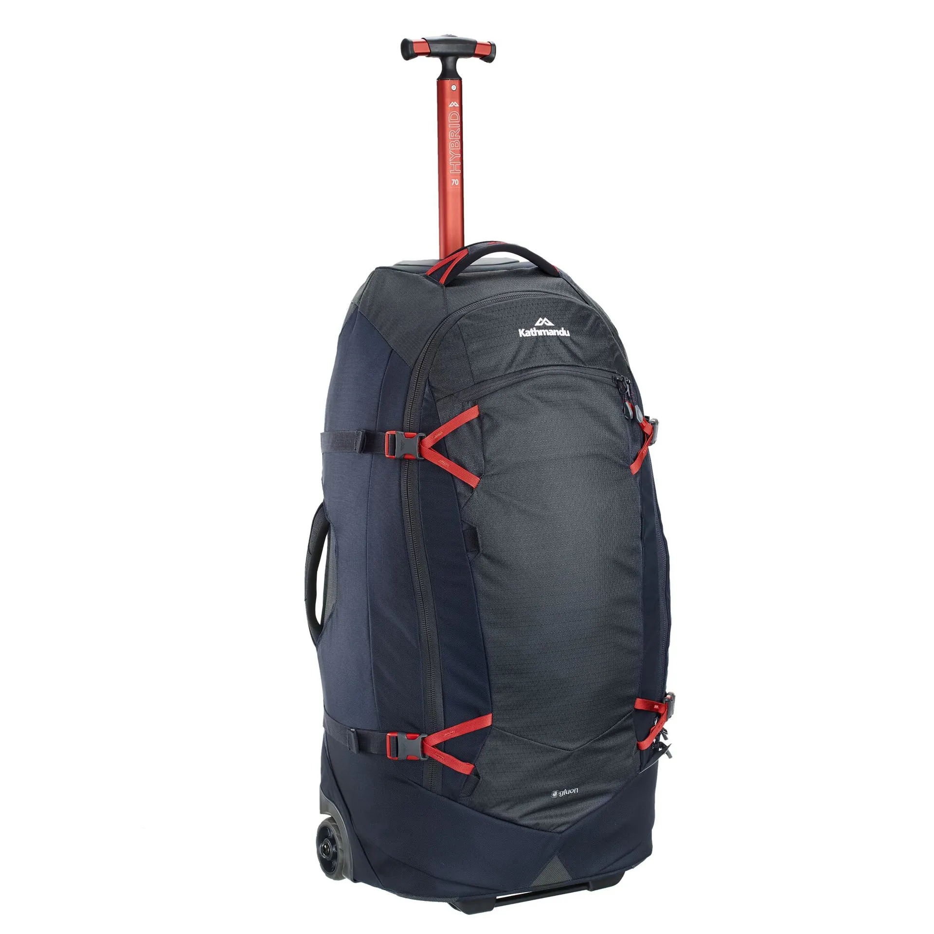 Kathmandu | Hybrid Trolley | 70L | Midnight Navy/Fiesta