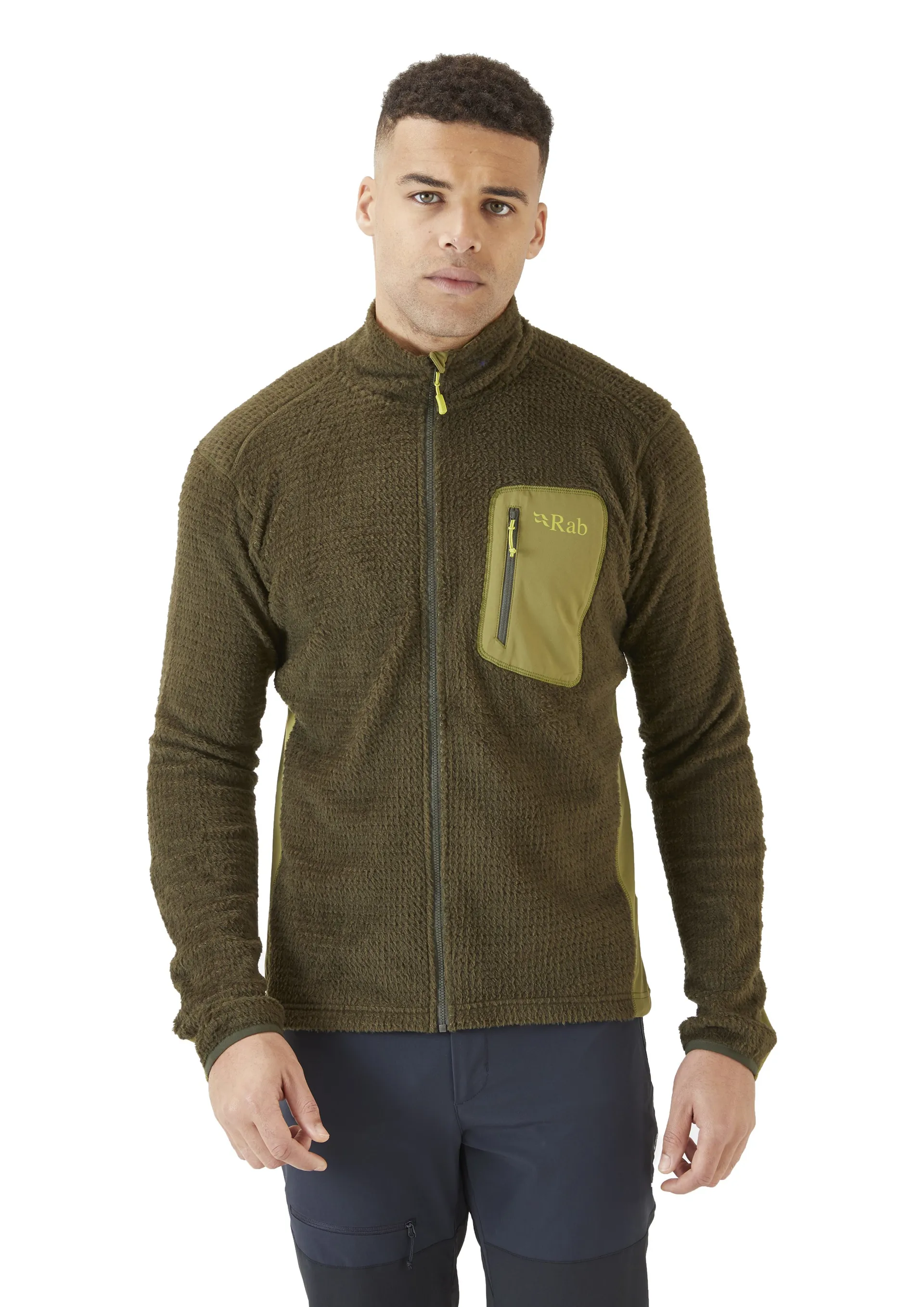 Rab Mens Alpha Flash Jacket Army