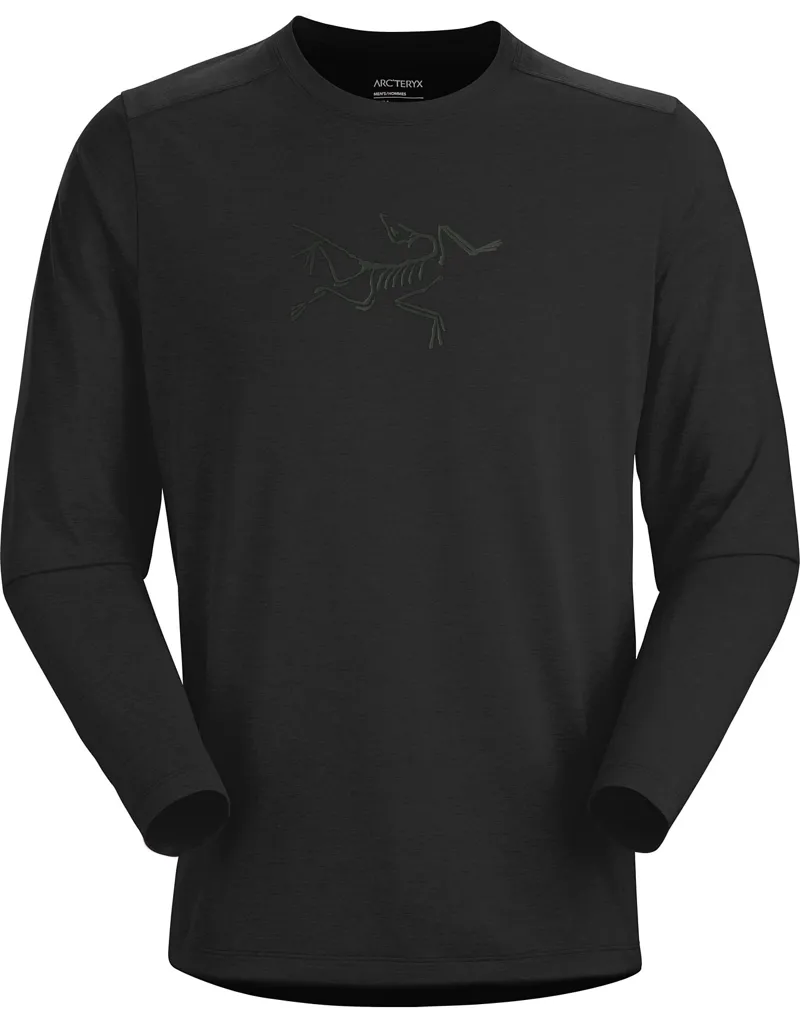 Arcterxyx Mens Cormac Logo LS Black