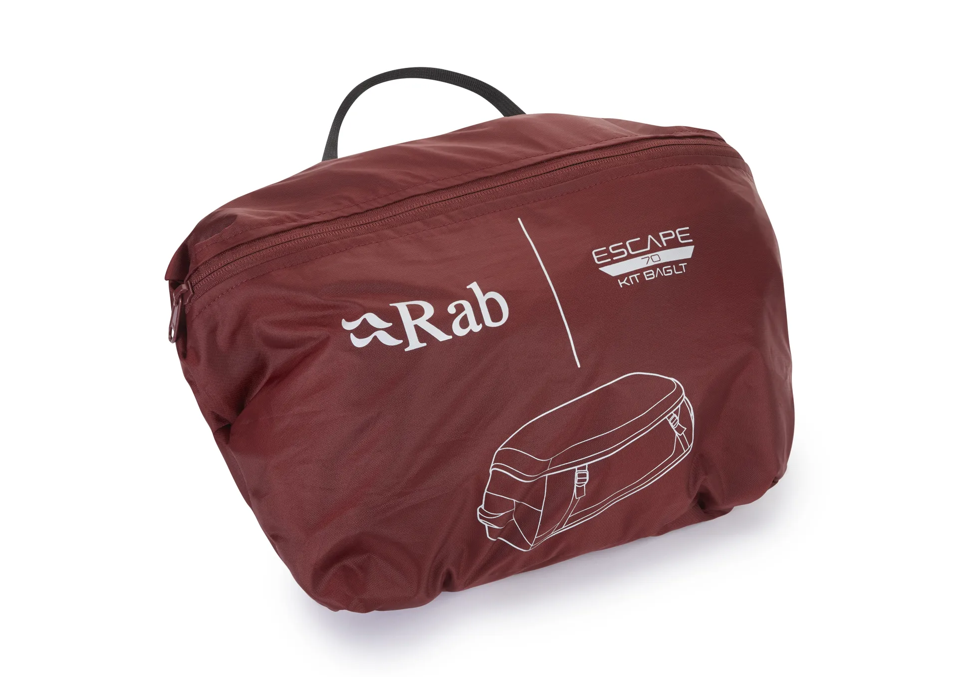 Rab Escape Kit Bag LT 70 Oxblood Red