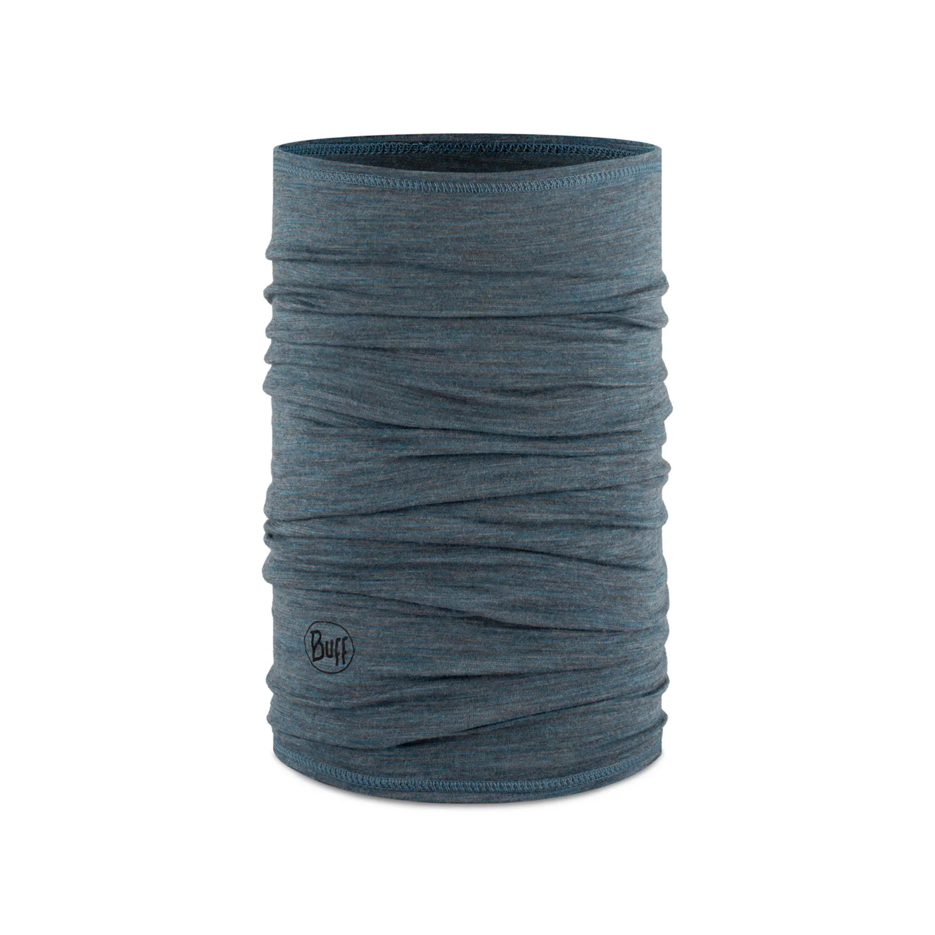 Buff Merino Lightweight Neckwear Storm Blue Multi