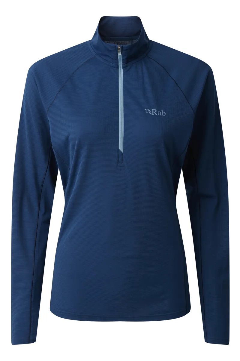 Rab Womens Pulse LS Zip Blueprint
