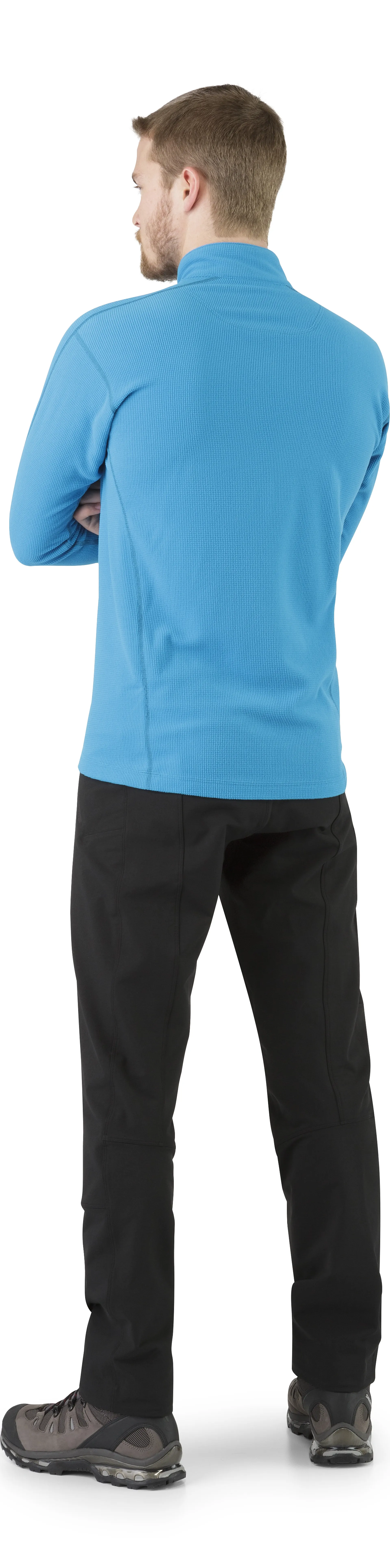 Arcteryx | Mens | Delta | LT | Zip Neck | Basalt