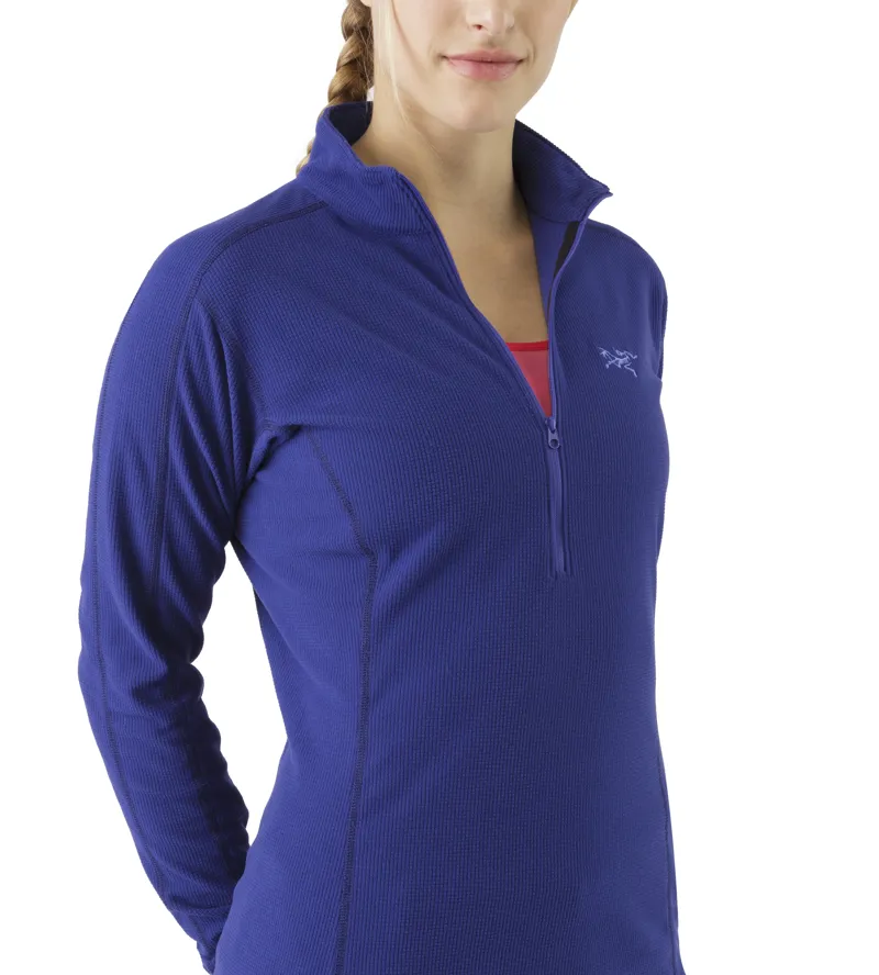 Arcteryx | Womens | Delta | LT | Zip | Neck | Black