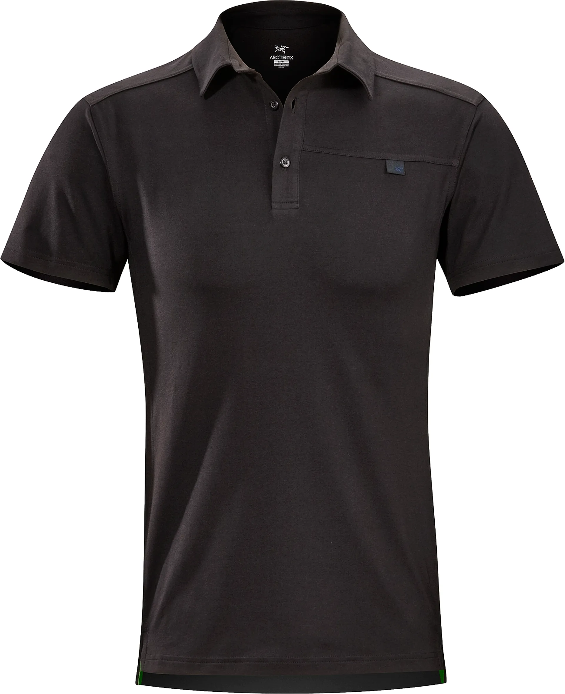 Arcteryx | Mens | Captive | Polo | Shirt | LS | Black