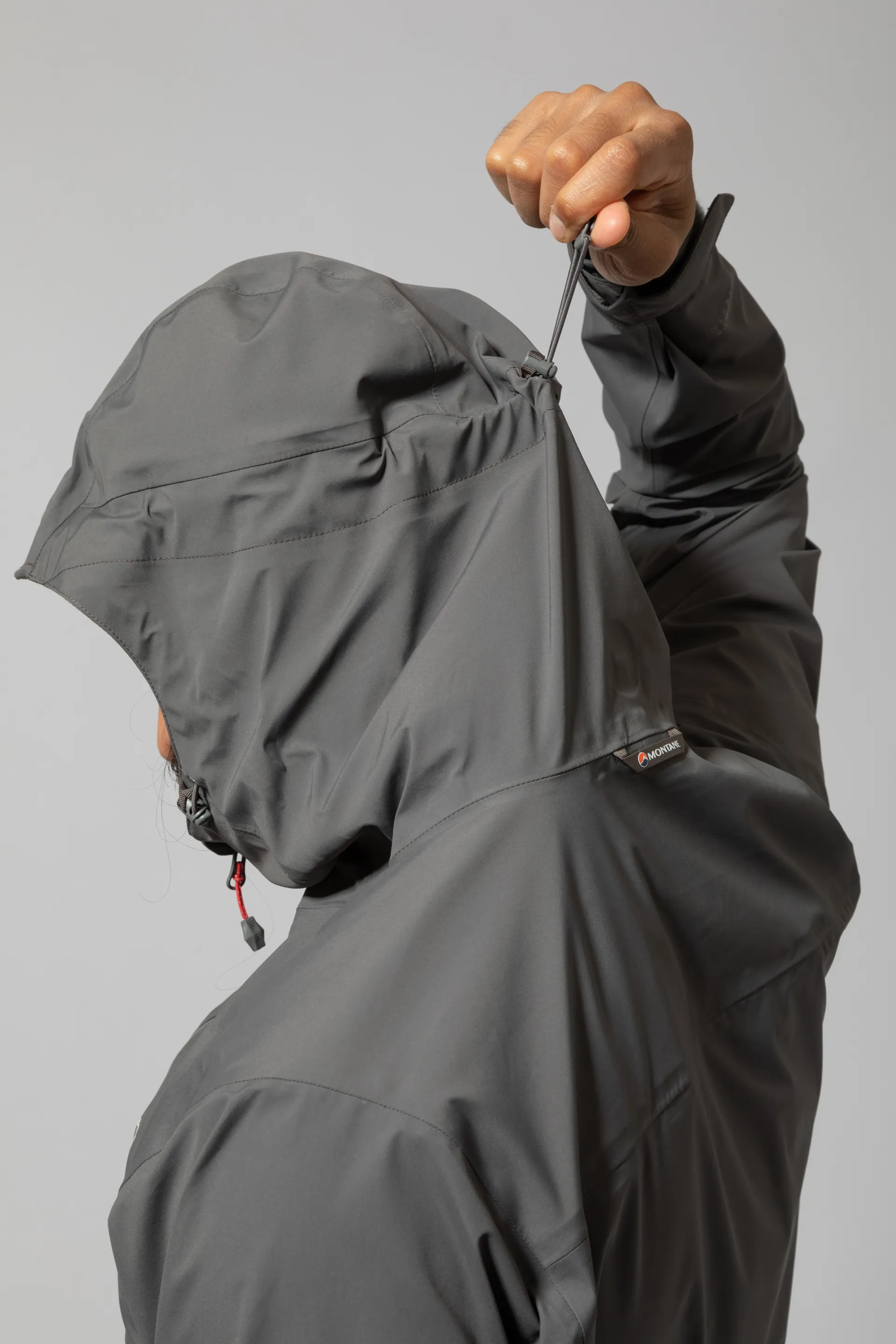 Montane Mens Element Stretch Jacket Slate/Alpine Red