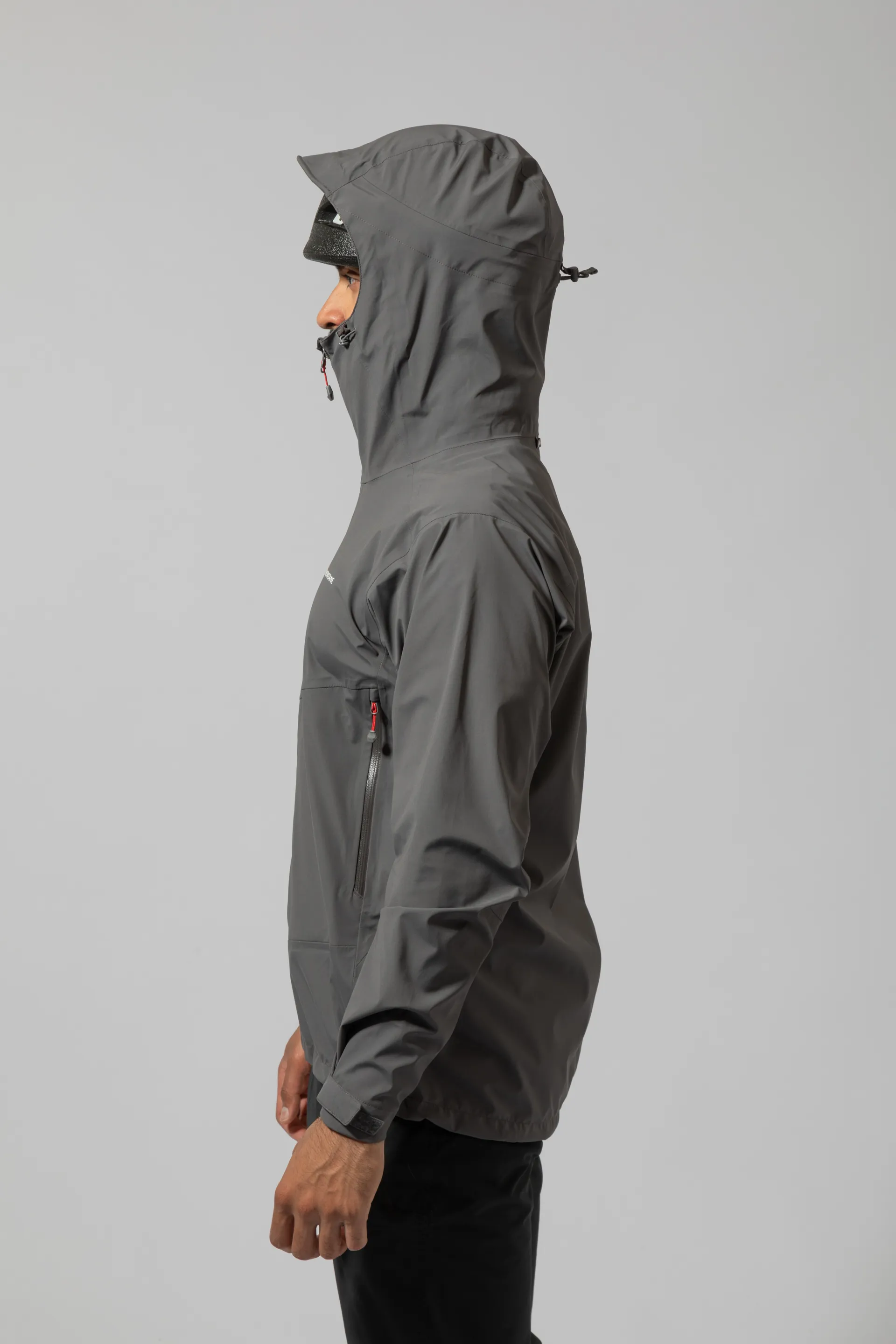 Montane Mens Element Stretch Jacket Slate/Alpine Red